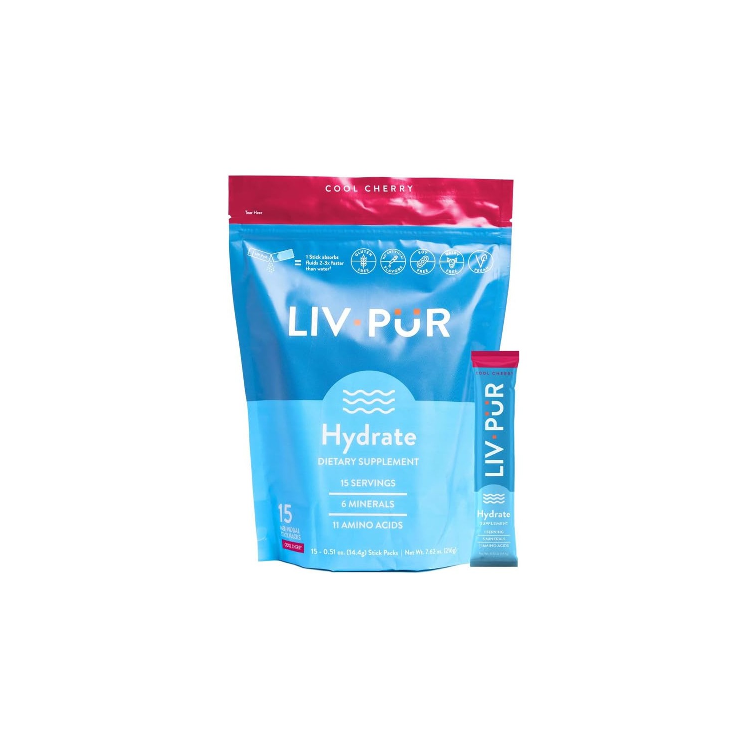 LivPur Nutrition Hydrate - Premium Hydration w/Electrolytes | Essential ...