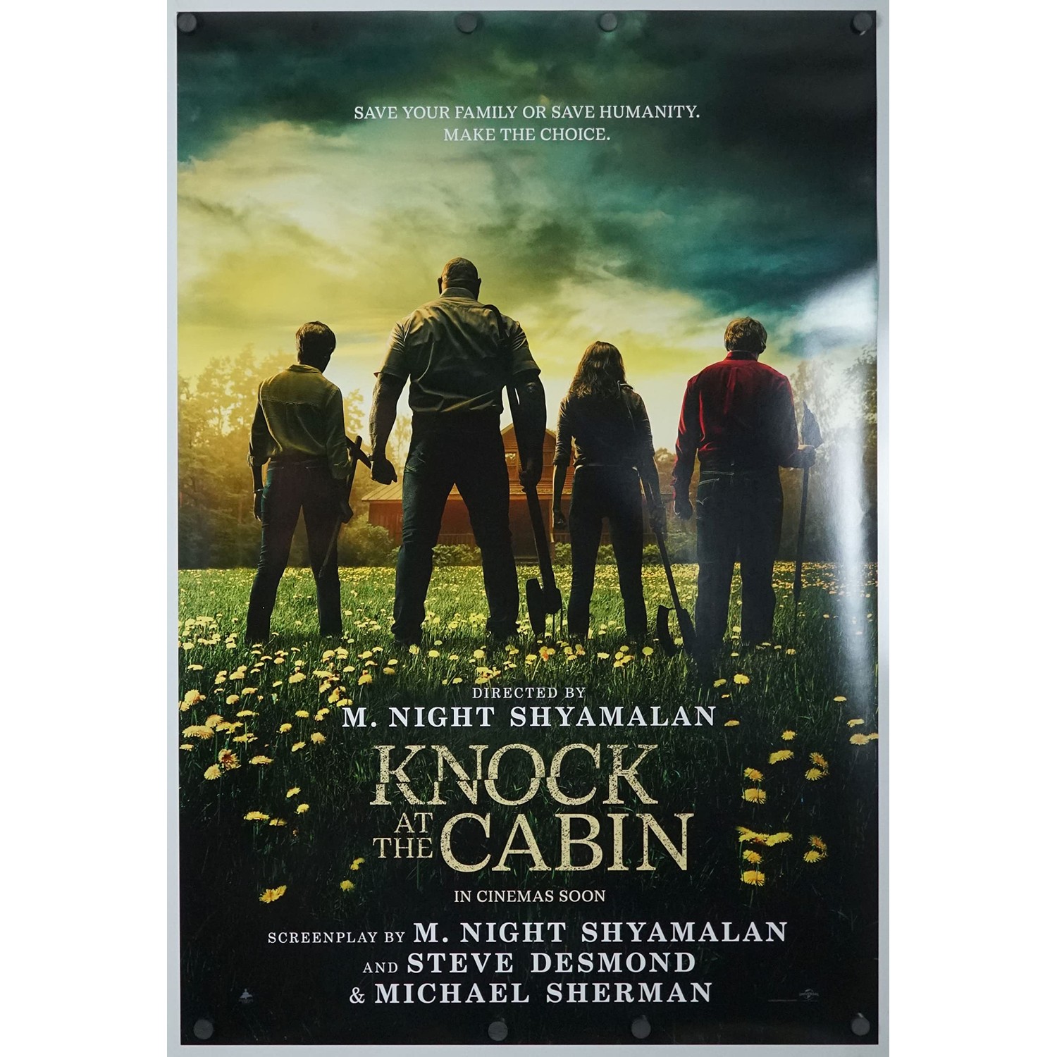 KNOCK AT THE CABIN MOVIE POSTER 2 Sided ORIGINAL Style B 27x40 ...