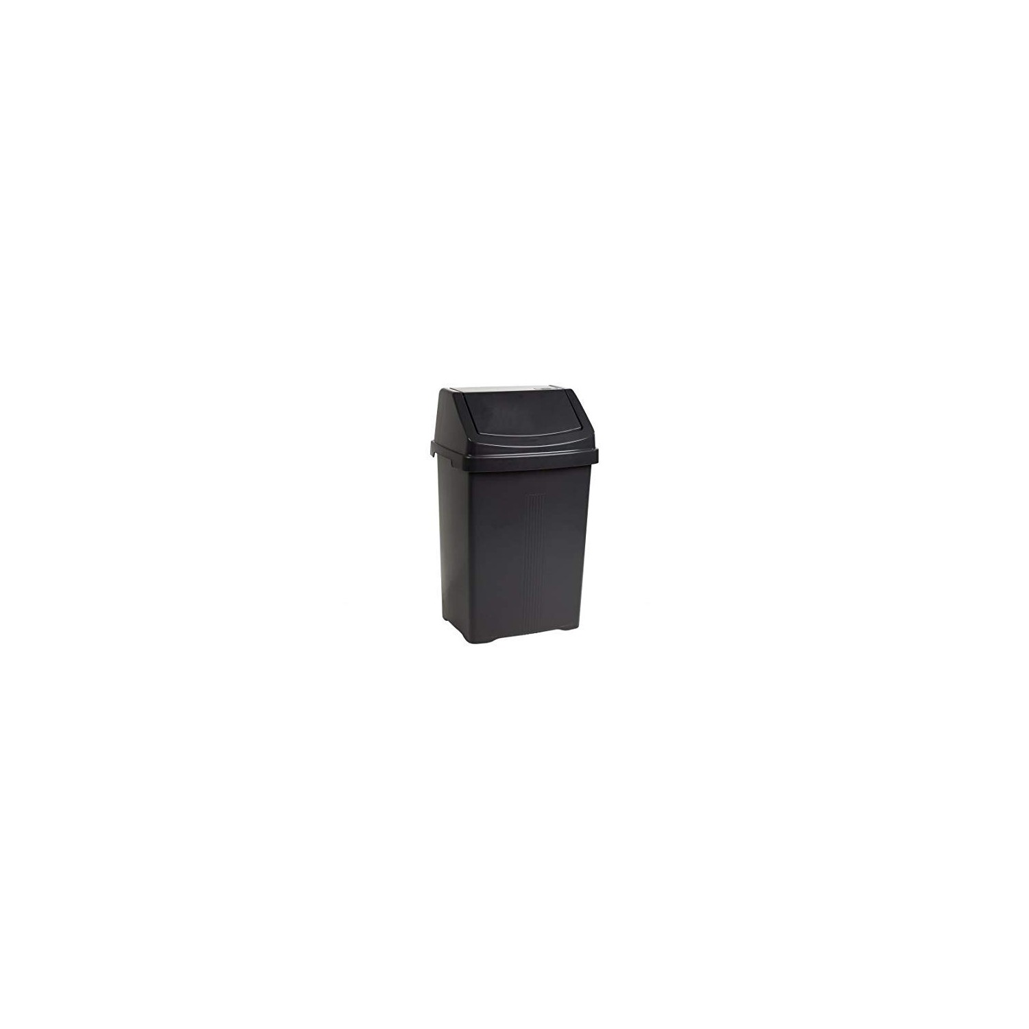 funky gadgets Wham High Grade Plastic Swing Bin Midnight Black Color ...