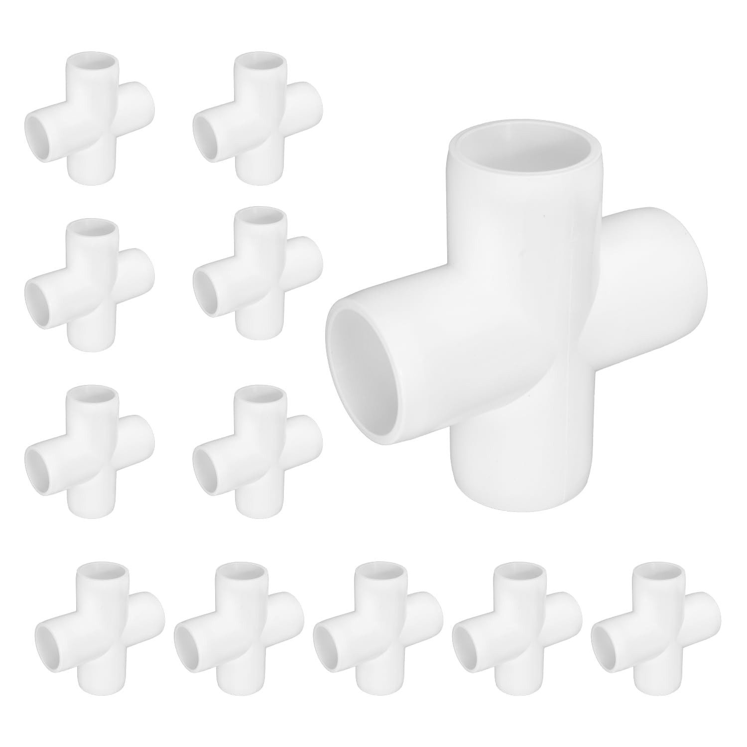 Carvedexquisitely 12 Packs 1 Inch Cross PVC Fittings PVC Furniture ...