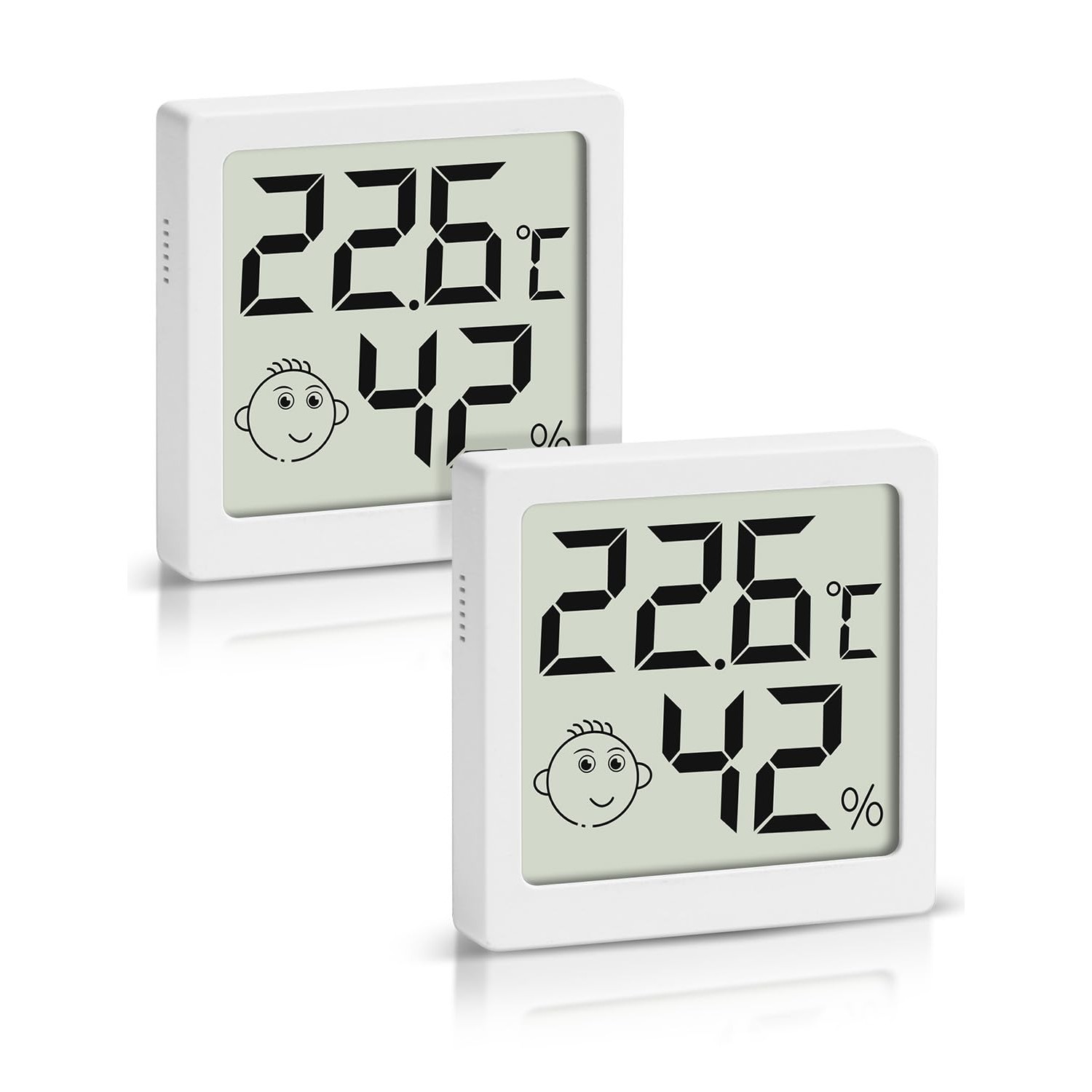 Digital Hygrometer Thermometer Mini, Indoor Room Temperature Monitor ...