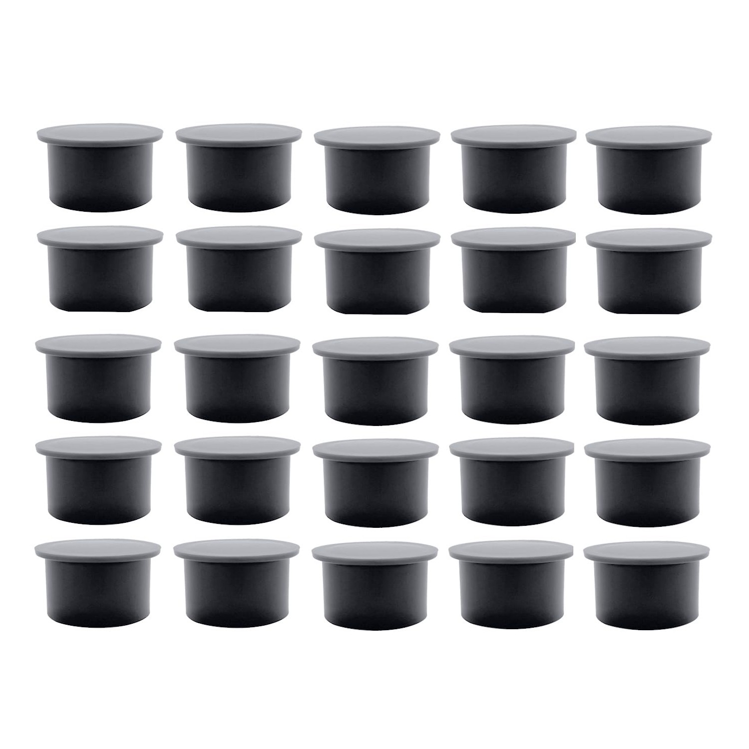 Poolzilla 25 Pack Gray Pool Safety Fence Hole Cover | 1" Diameter That ...