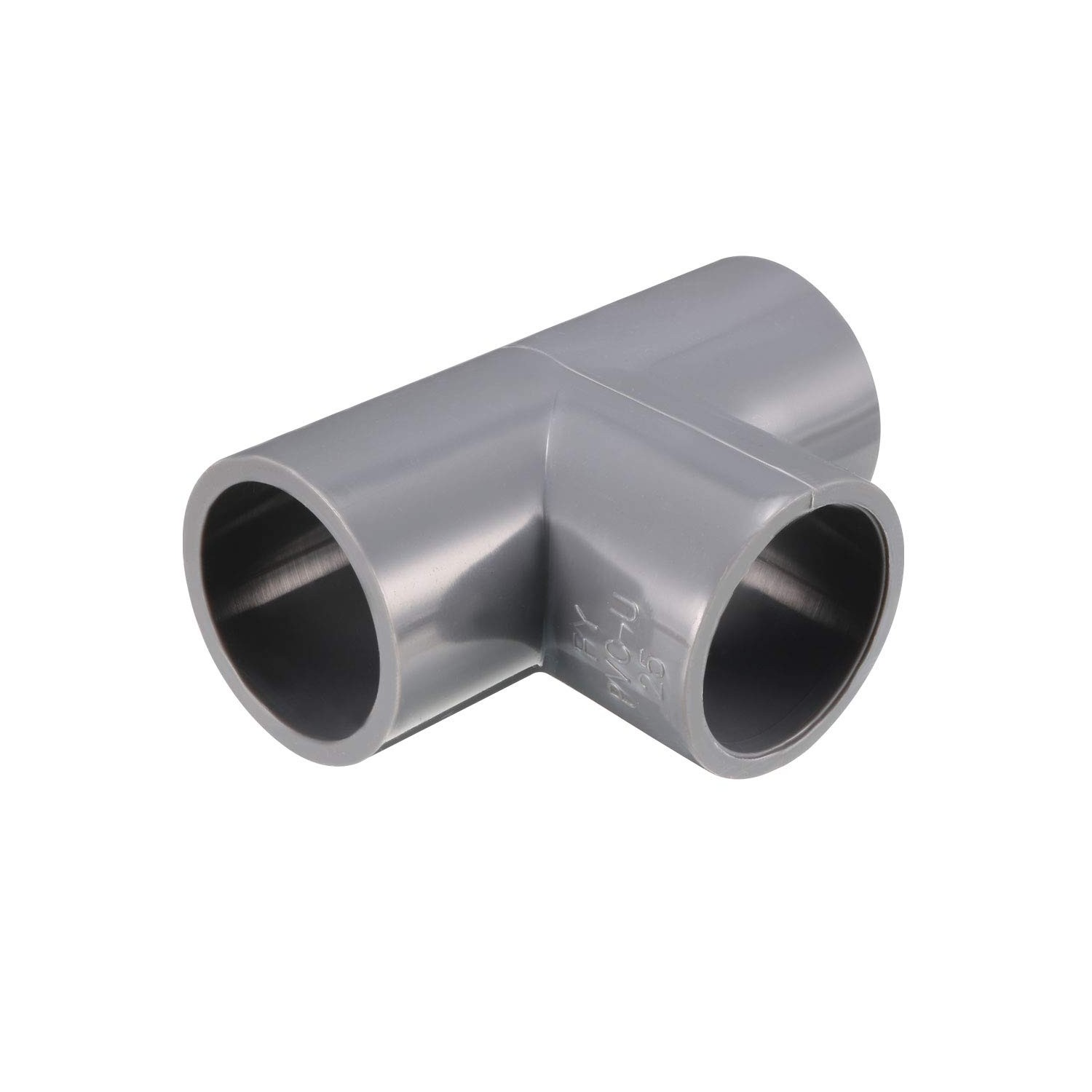 sourcing map PVC Pipe Connectors Pipe Fitting T-Shaped 25 mm Slip 90 ...