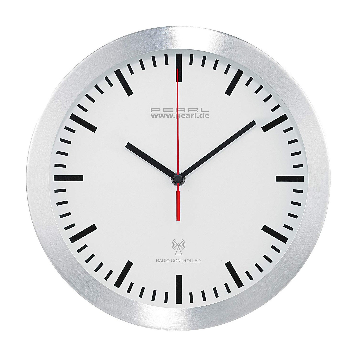 PEARL Radio-Controlled Clock: Elegant Radio-Controlled Wall Clock in ...
