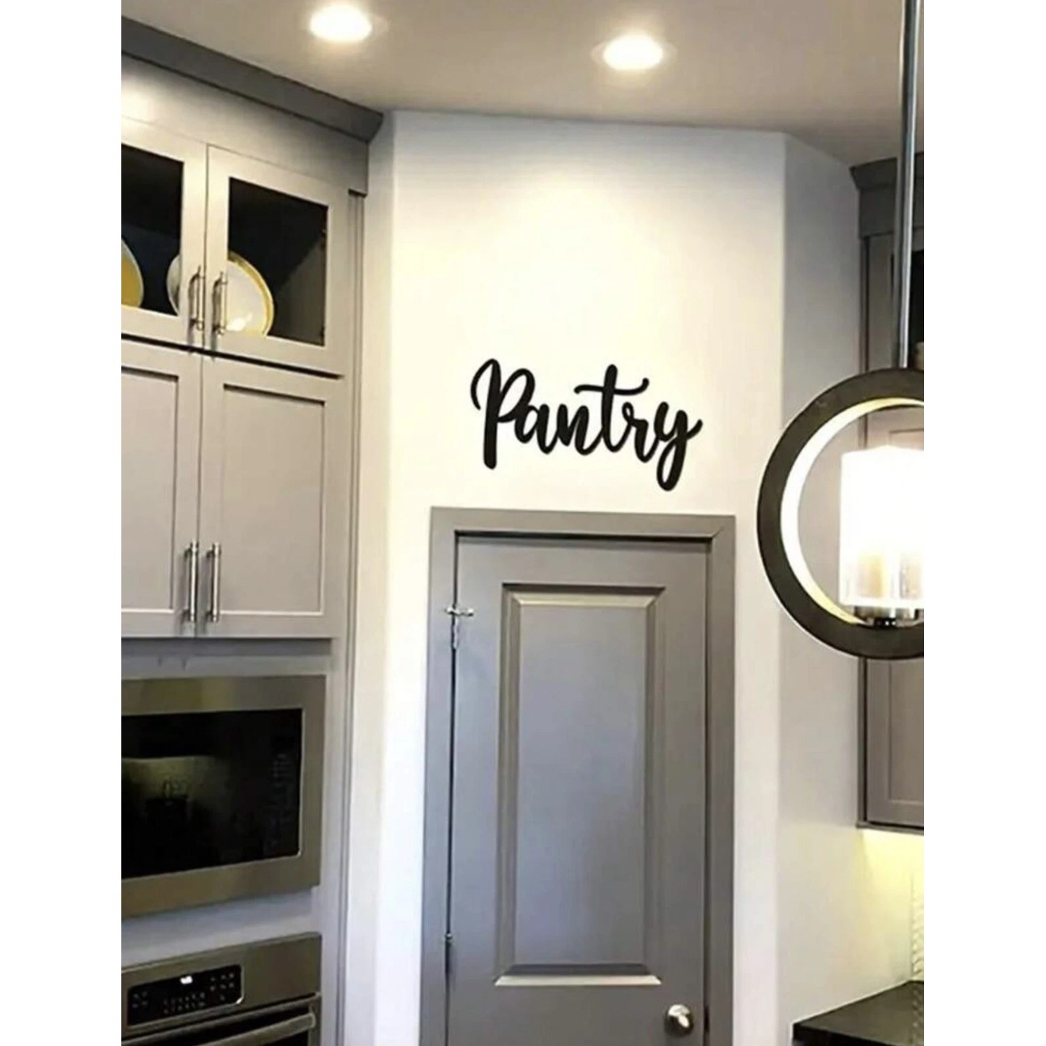 Sign Pantry Sign Metal. Pantry Letter. ( Letrero Para Despensa). Black ...