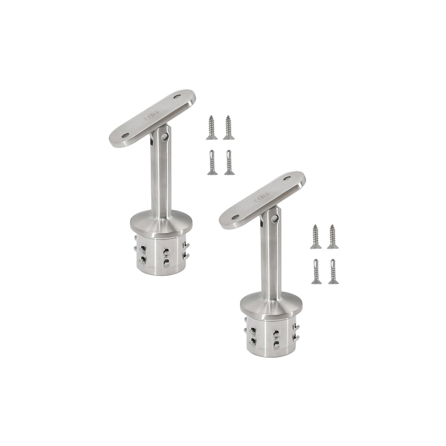 Top Hardware Radius Saddle Handrail Support, Work for 1-5/8"" OD Round ...