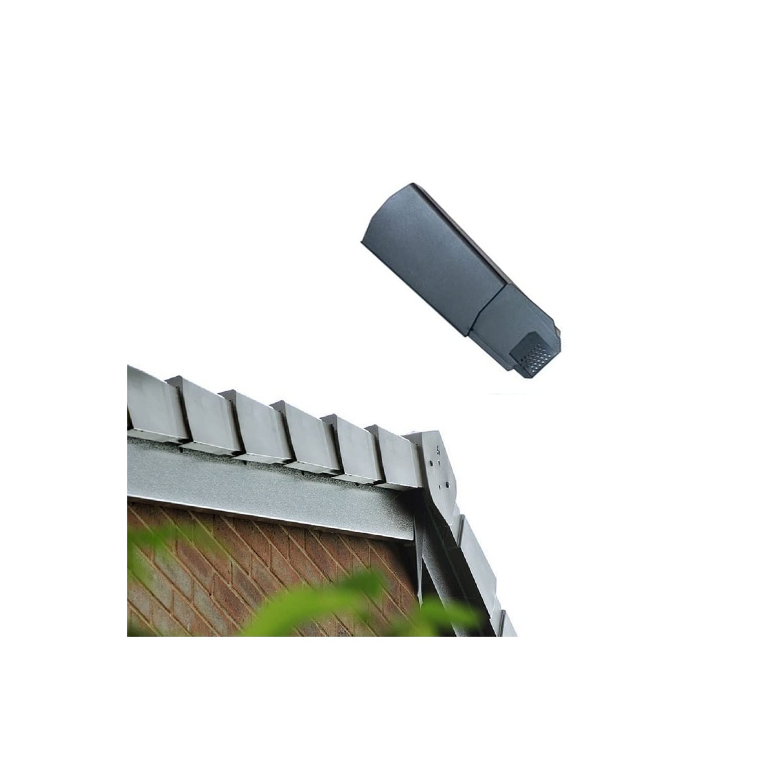 Klober Dry Verge Grey Right Hand Units - Plastic Roof Line End Cap for ...