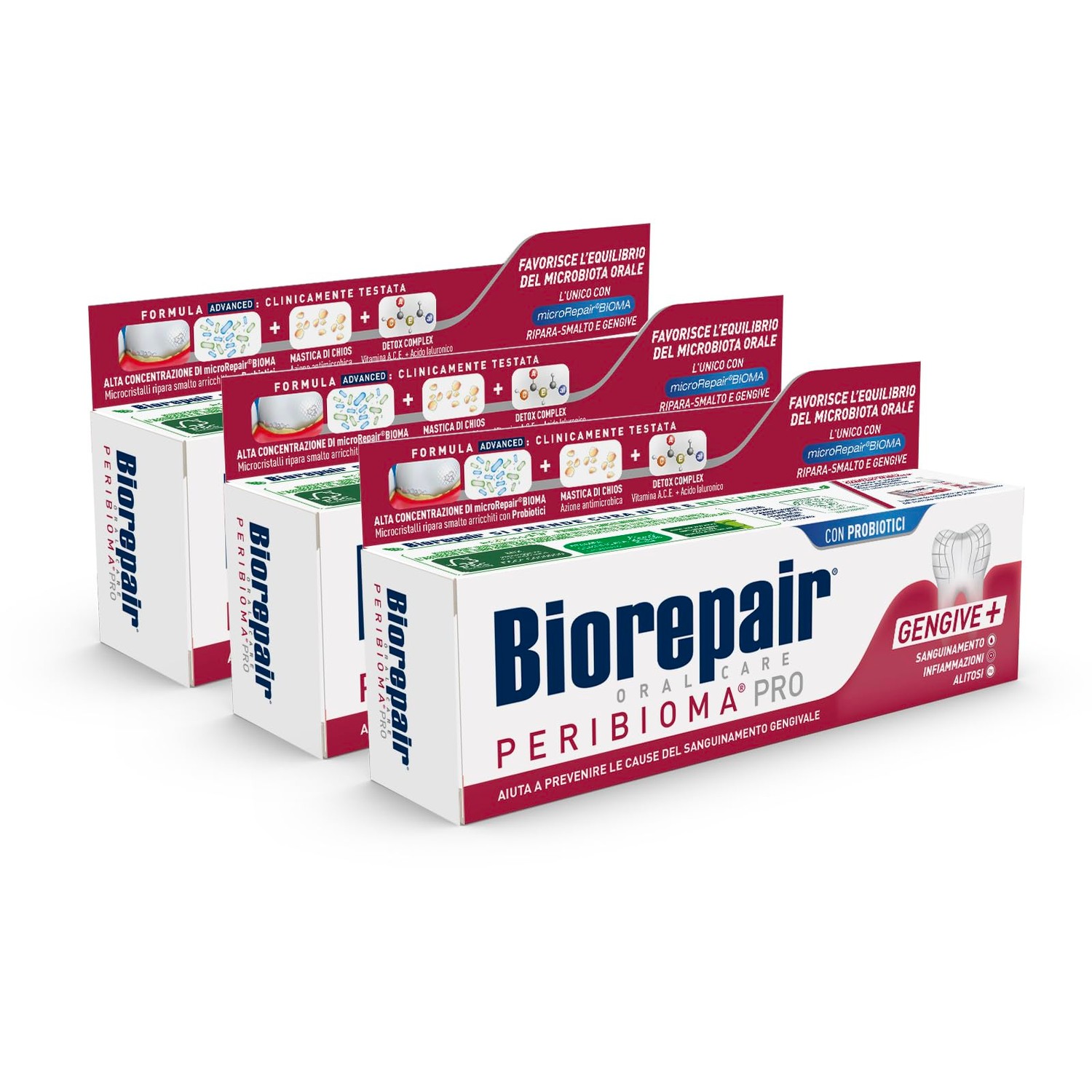 Biorepair Peribioma Pro Advanced Toothpaste for Siblings and Balance ...