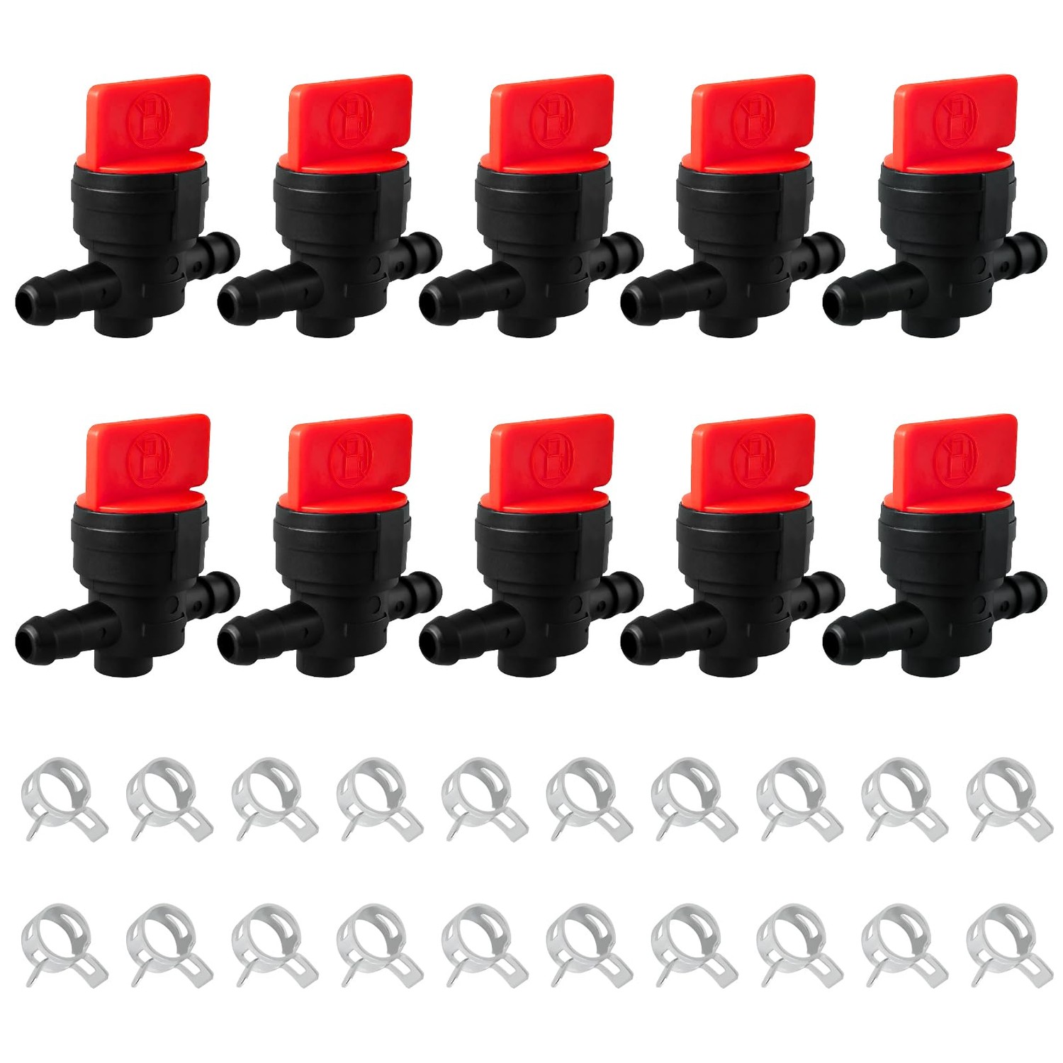Fuel Shut Off Valve for Mower - 1/4" Fuel Cut Off Valve for Riding Lawn ...