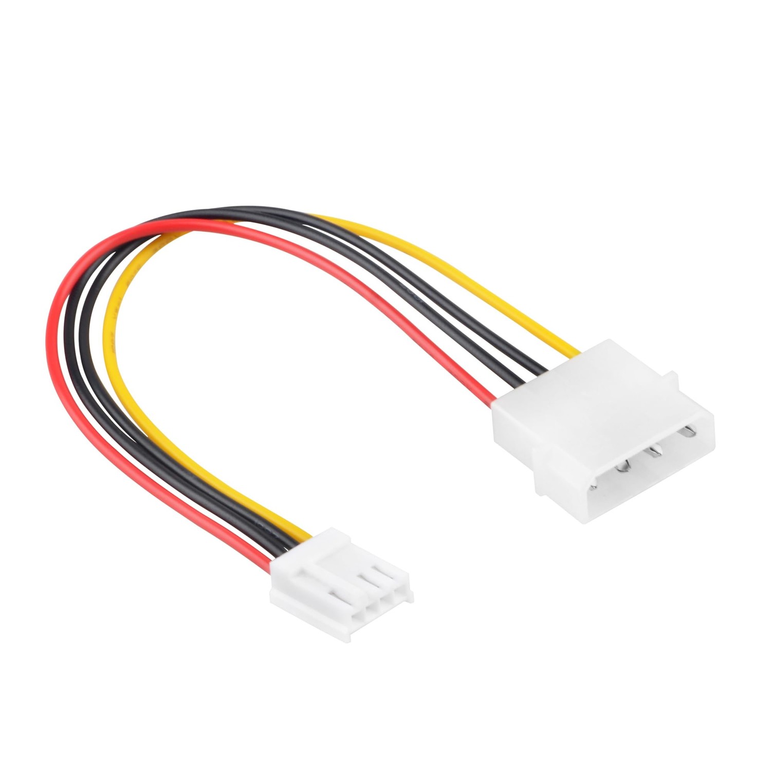 SKKSource 4-pin Molex Male (LP4) to 4-pin Floppy FDD Female (SP4) Power ...