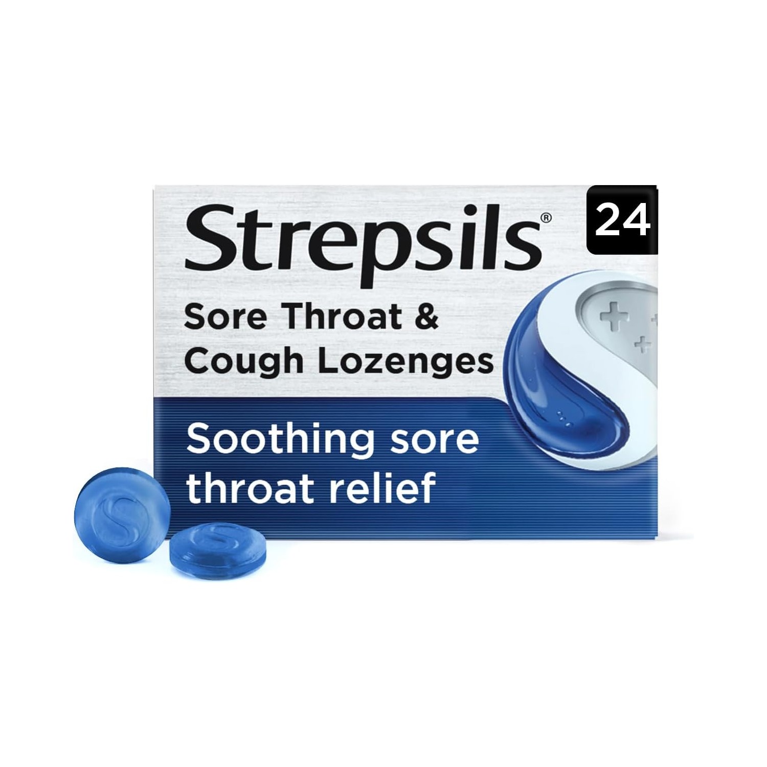 Strepsils Sore Throat and Cough, Throat Lozenges, 24 Total, Soothes ...