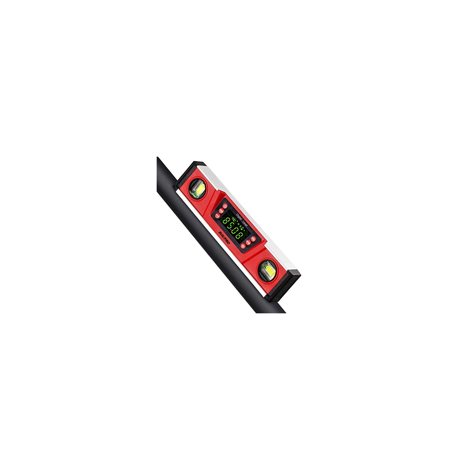 RISEPRO 10 Inches Digital Spirit Level and Protractor V-Groove Magnetic ...