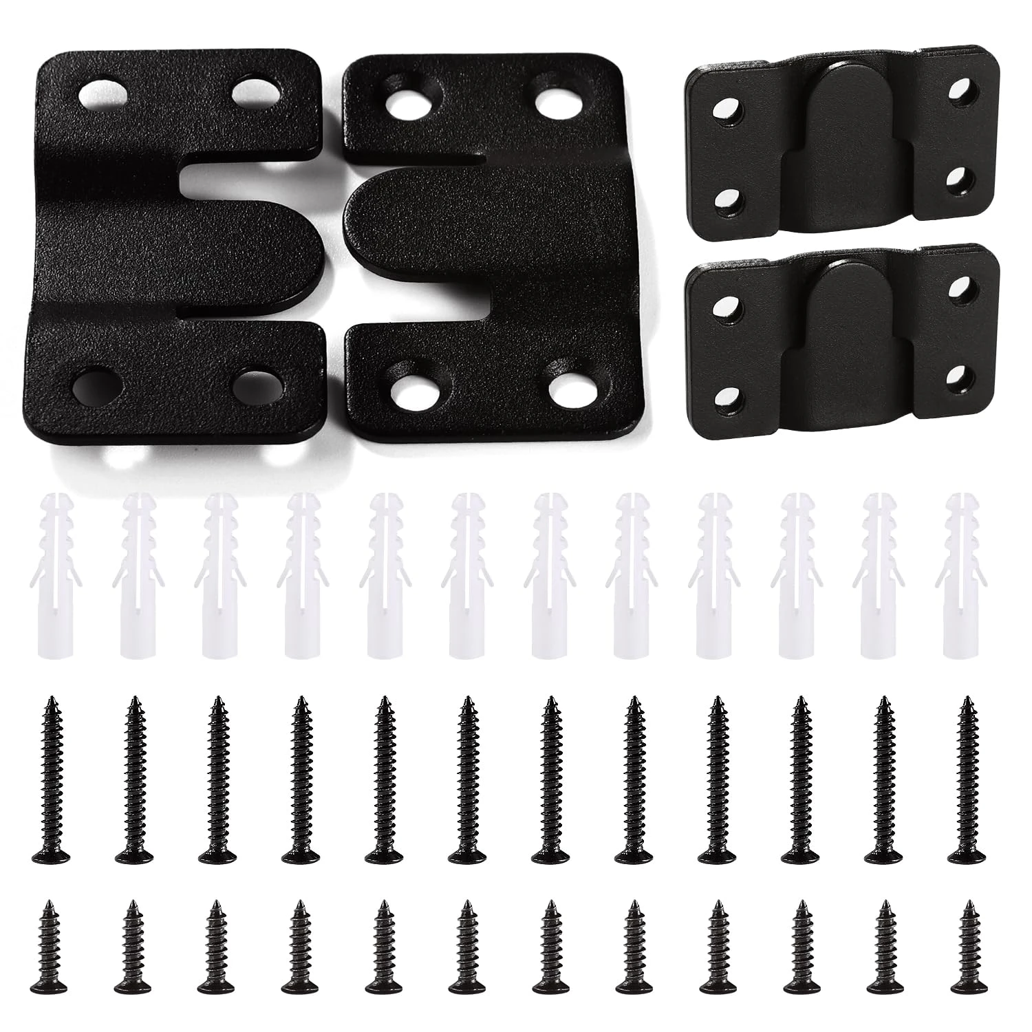 VooGenzek 6 Pieces Heavy Duty Picture Frame Hanger, Interlocking ...