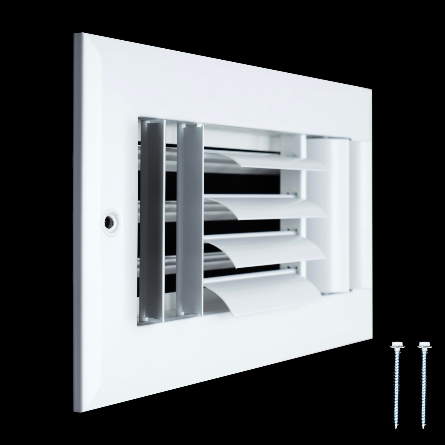 Fits 8x4 Duct Opening Aluminum 3-Way Adjustable Air Supply Grille by ...