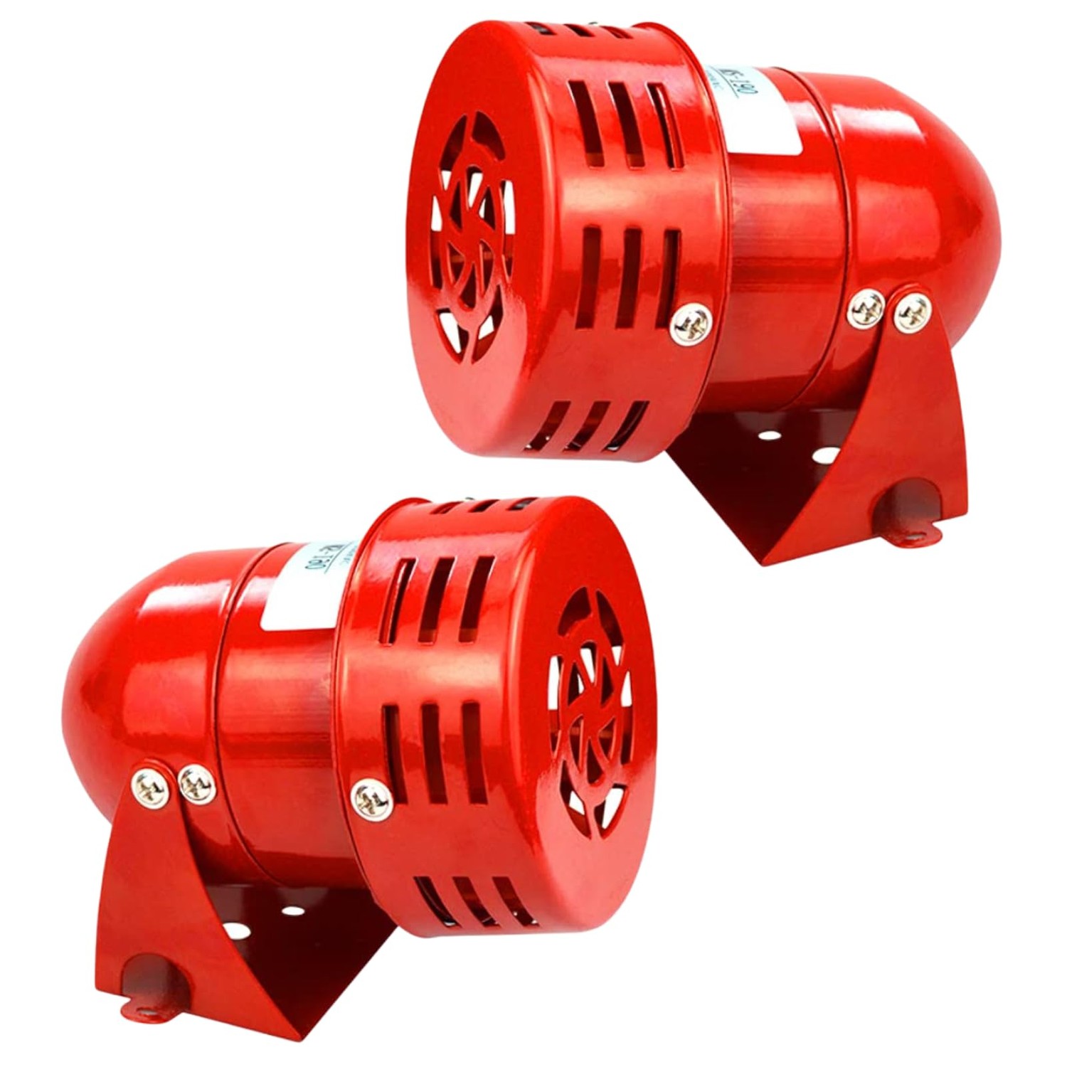 Alarm Siren 220V, 120 dB Motor Driven Siren Alarm, Red Motor Siren ...