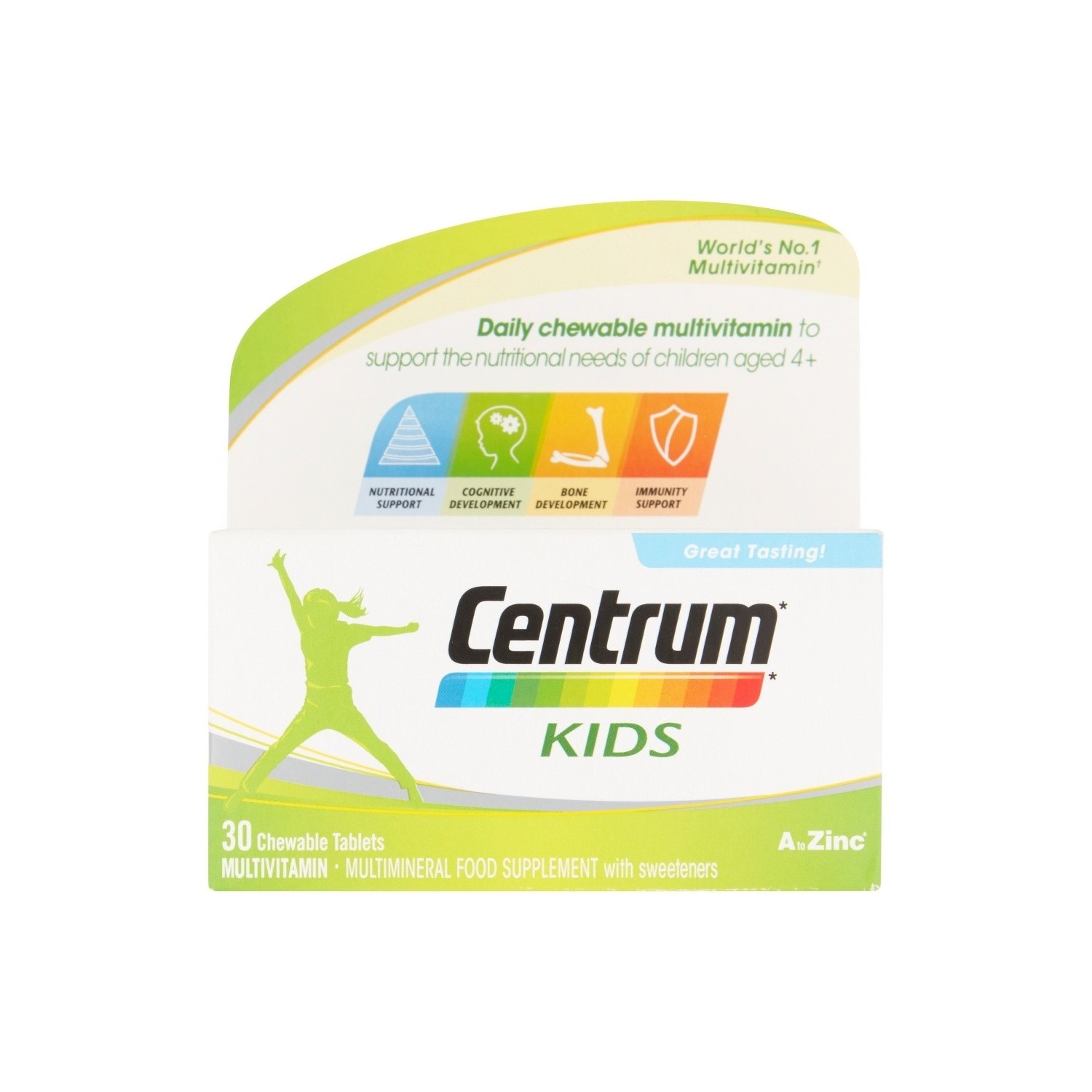Centrum Kids Multivitamin Chewable, 30 Tablets - ibspot.com