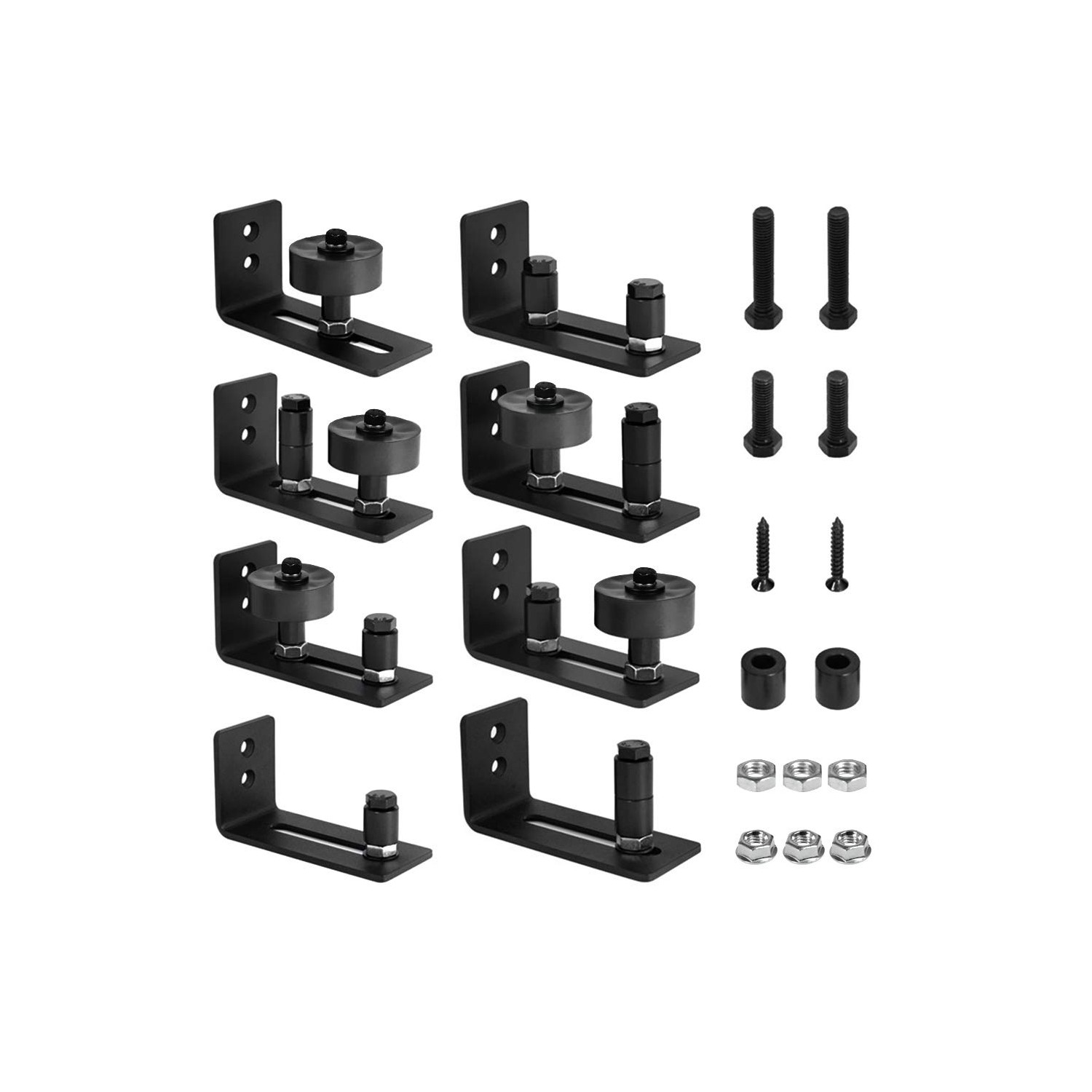 TIMESETL Sliding Door Floor Guide 8-in-1 Adjustable Floor Roller Guide ...