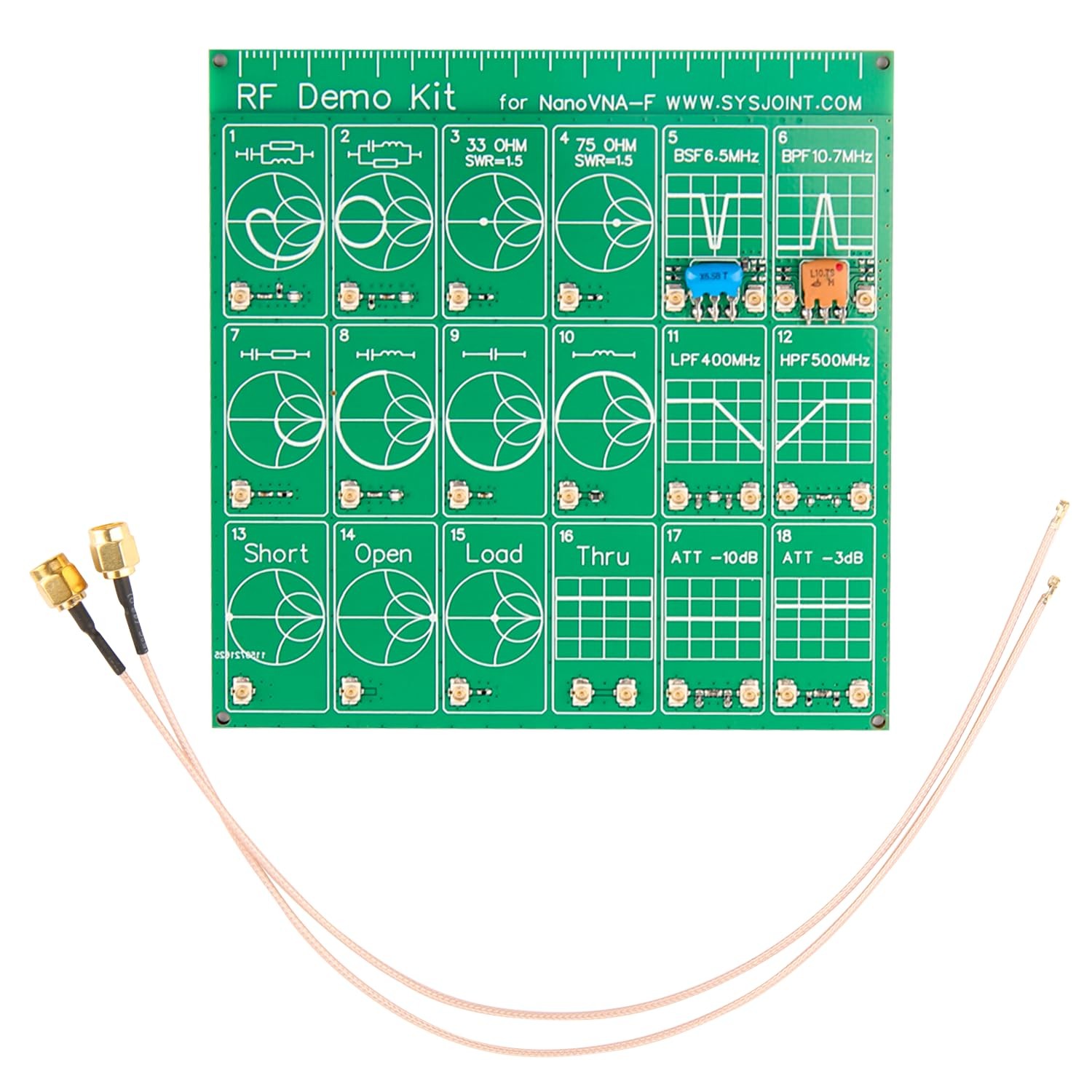 RF Demo Kit for NanoVna Vector Network Analyzer,Attenuator & Filter ...
