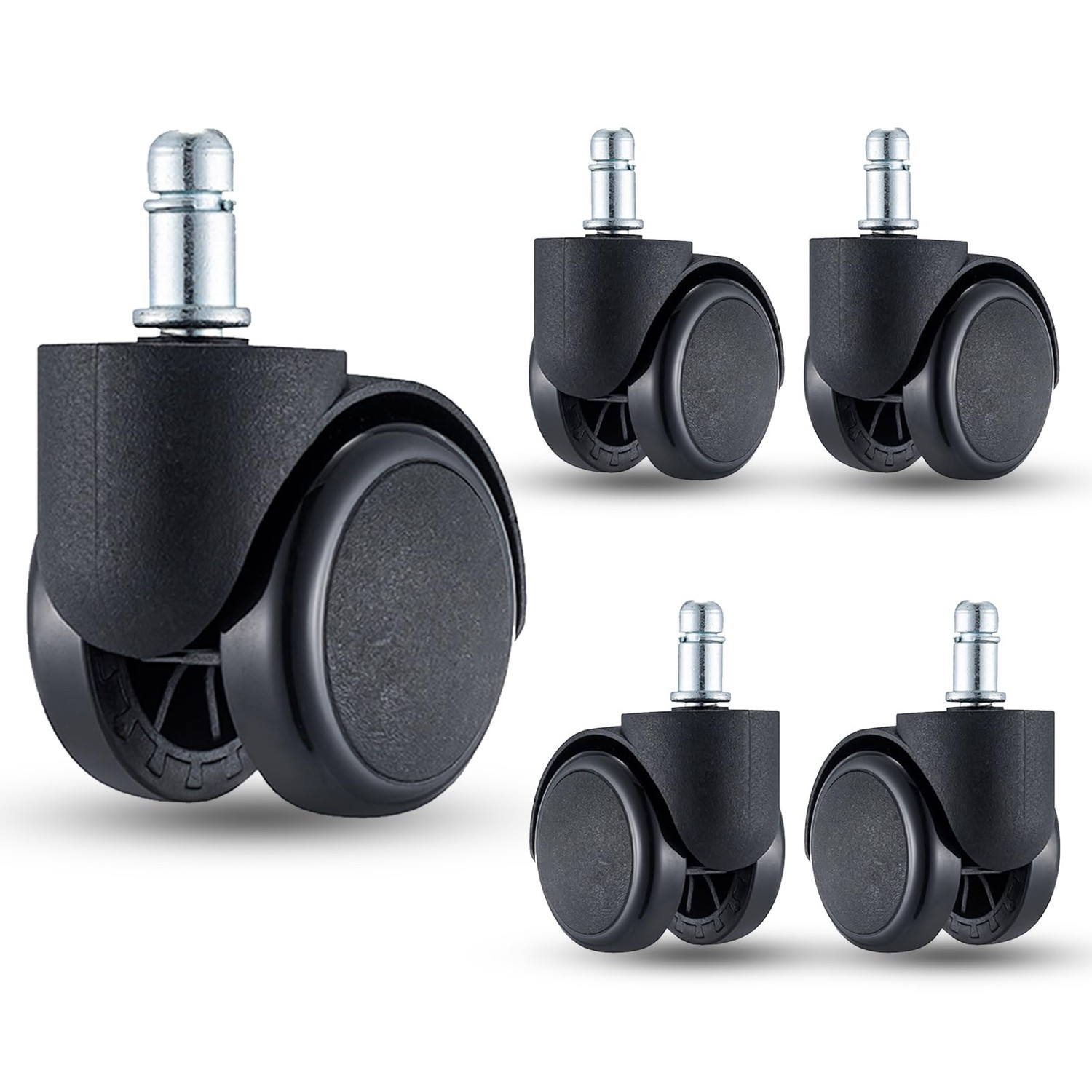 TESUMI 2 Inch Office Chair Casters Wheels, Heavy Duty Desk Chair Wheels ...