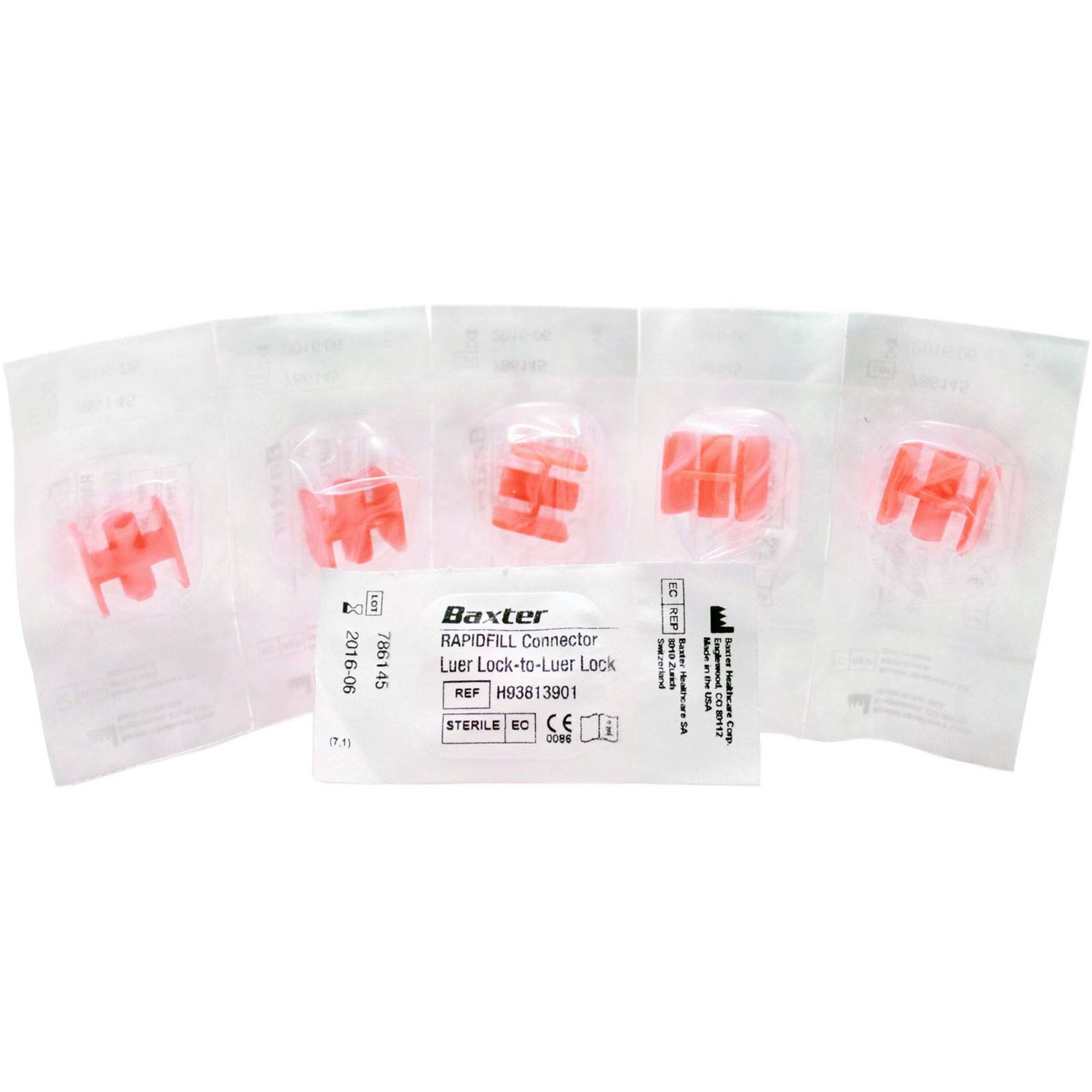 Baxa (Baxter) 13901 RapidFill Connectors Luer Lock to Leur Lock (Pack ...