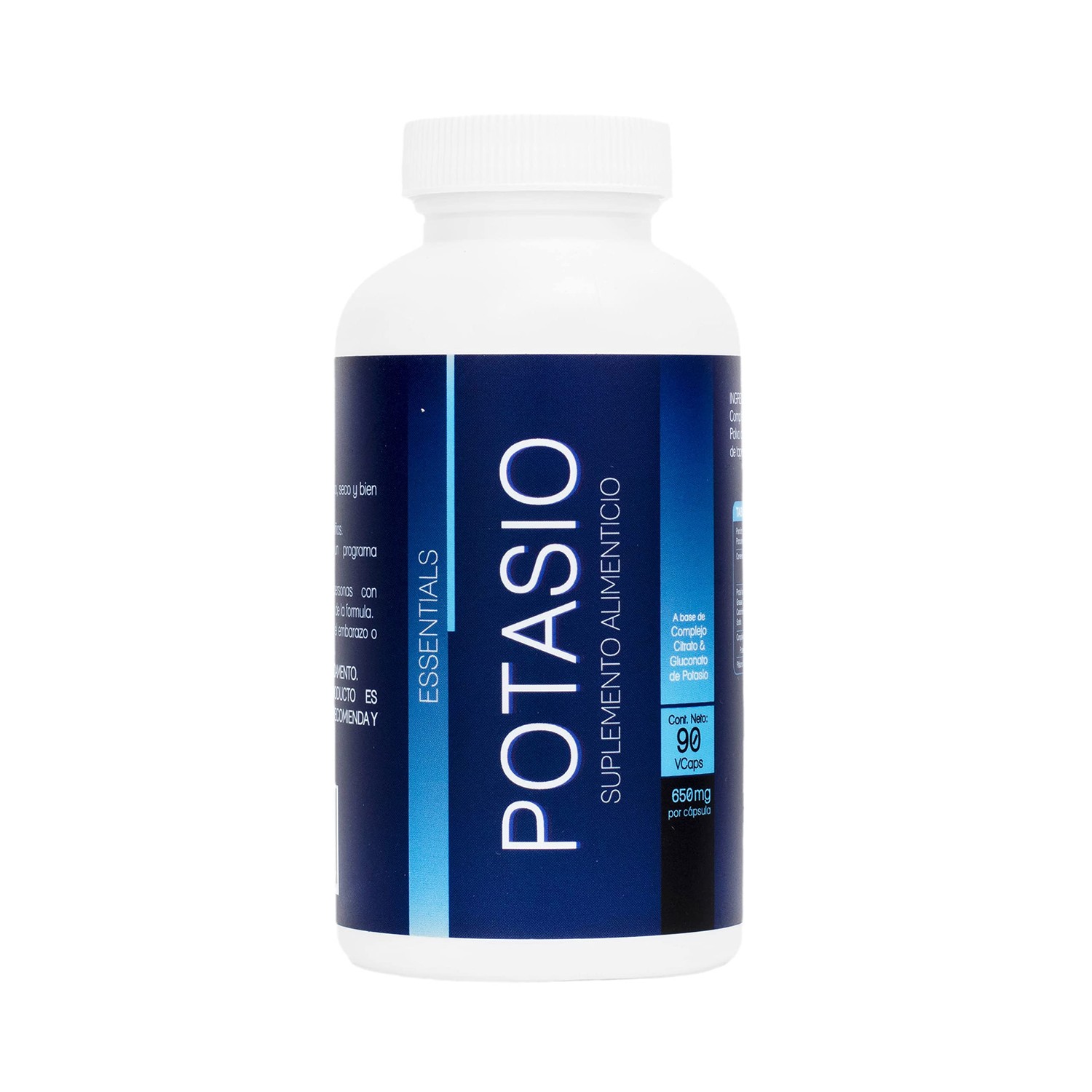 Essentials POTASIO | Citrato de Potasio y Gluconato de Potasio | 90 ...