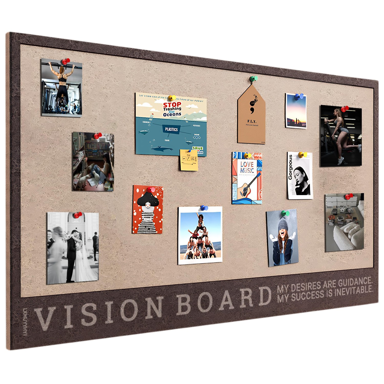 Minimalist Vision Board Felt Dream Board-Premium DIY Vision Boards ...