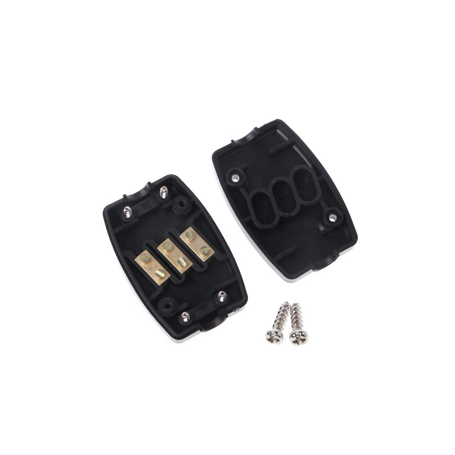 BIGULA 13A InLine Connector Box 3 Join Cable Wire Electrical Joiner ...