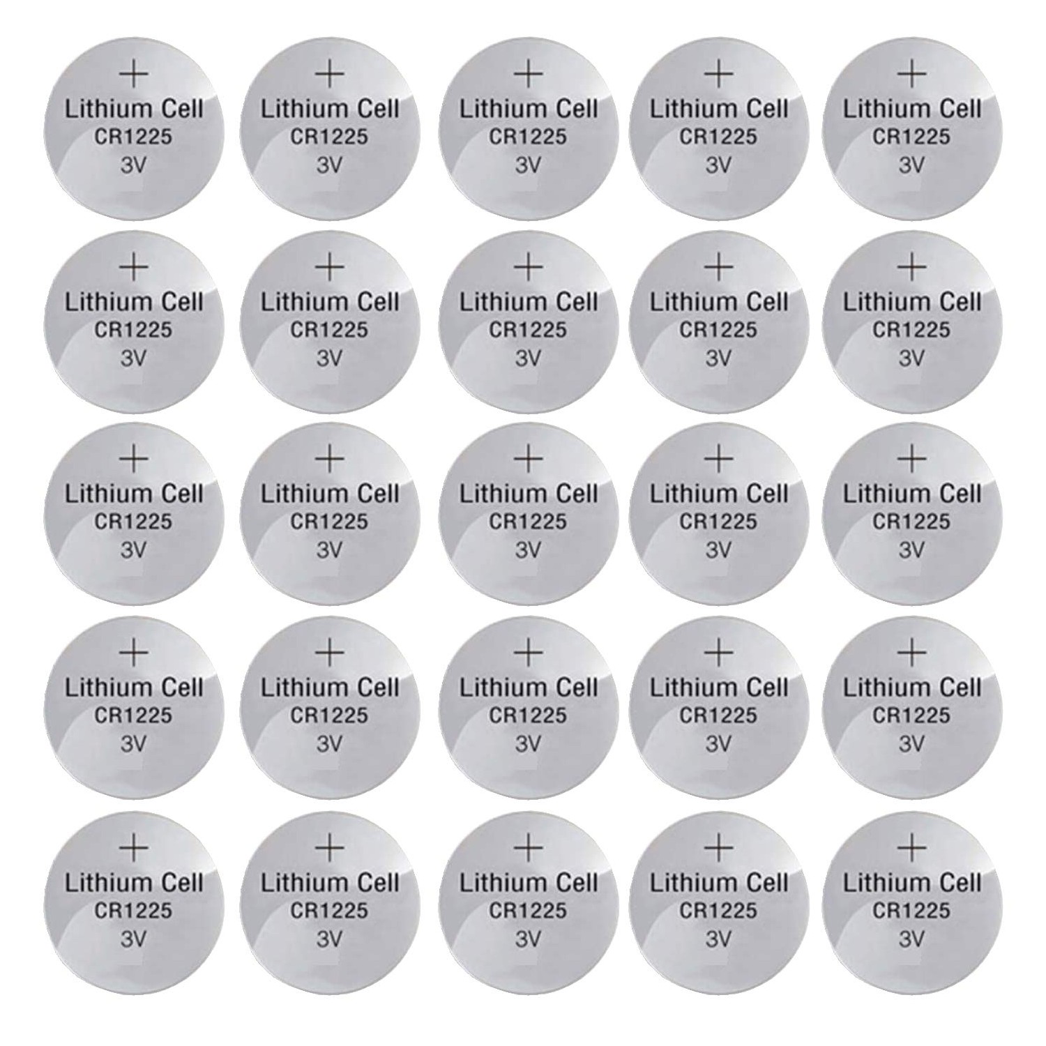 BlueDot Trading CR1225 Coin Button Cell Battery 3V Lithium-Metal for ...