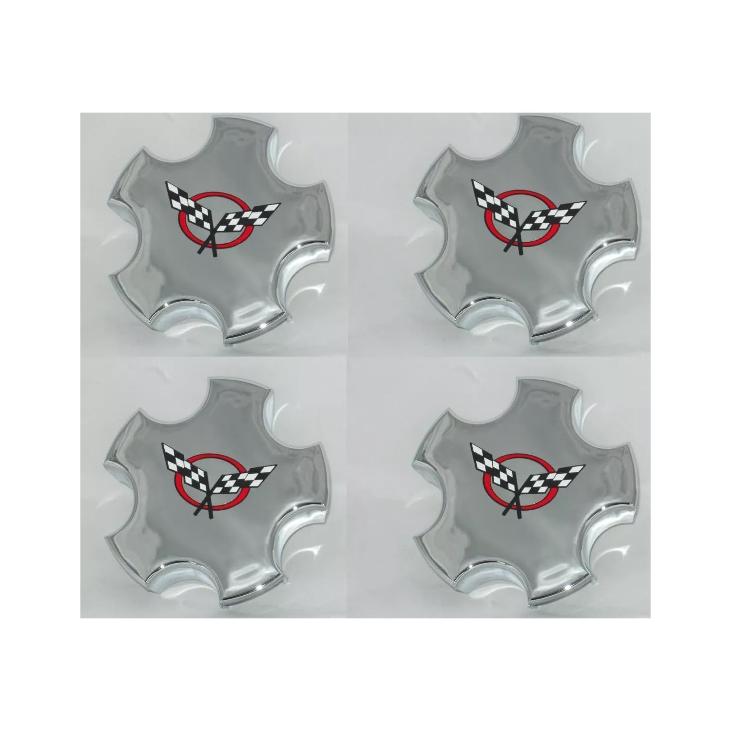 4 Cap Pcs Deal 2000-2004 C5 Corvette Z06 C5 Flag Wheel Center Caps ...