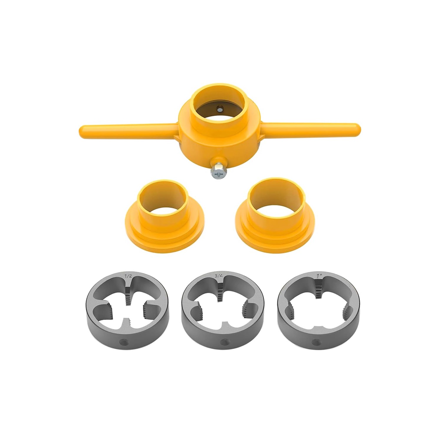 Saipe 6Pcs PVC Thread Maker Tool Pipe Threader Plumbing Tool Kit ...