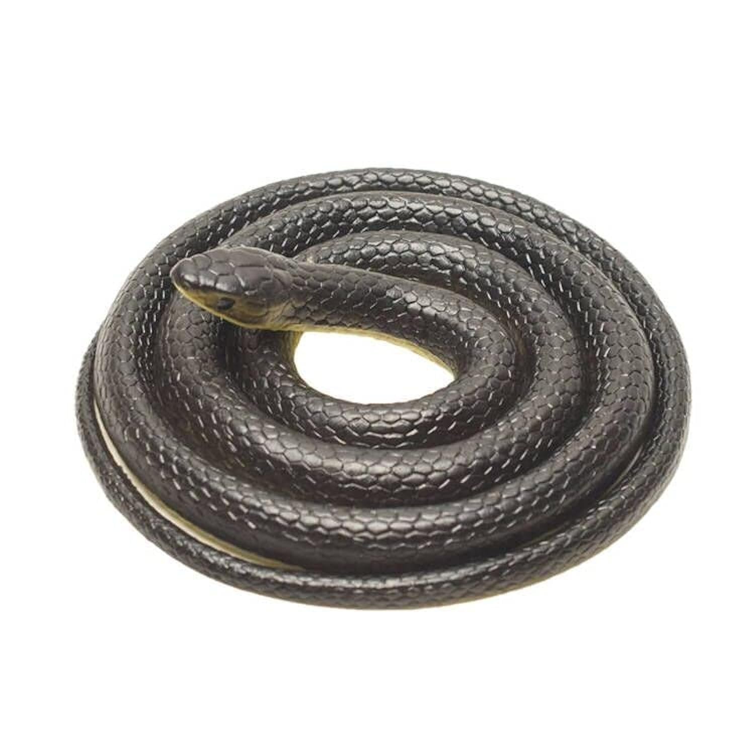 Cerioll Snake toys, realistic rubber python, rubber snake, large rubber ...
