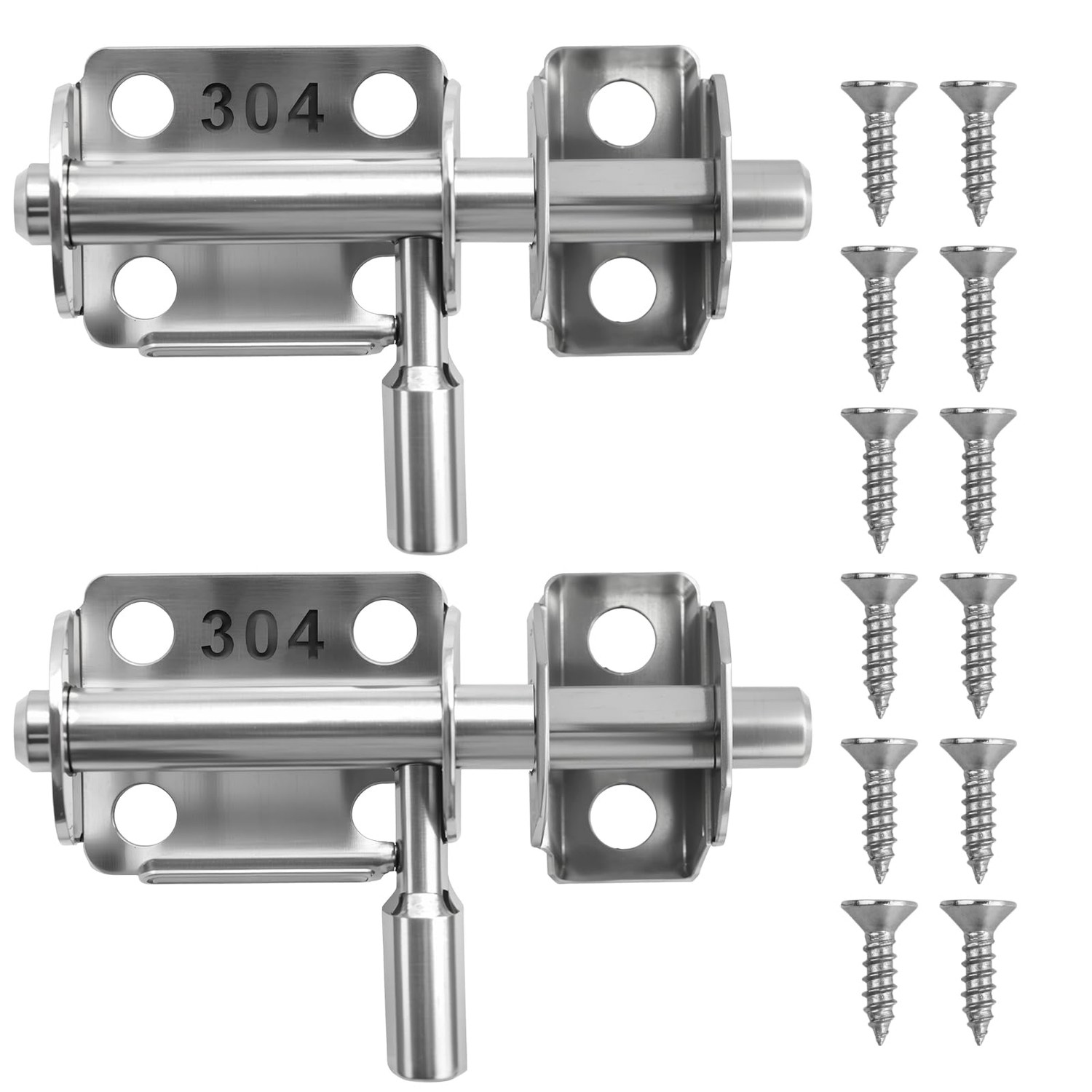 Duronge Pack of 2 Door Bolt Stainless Steel Door Bolt Small Bolt Lock ...