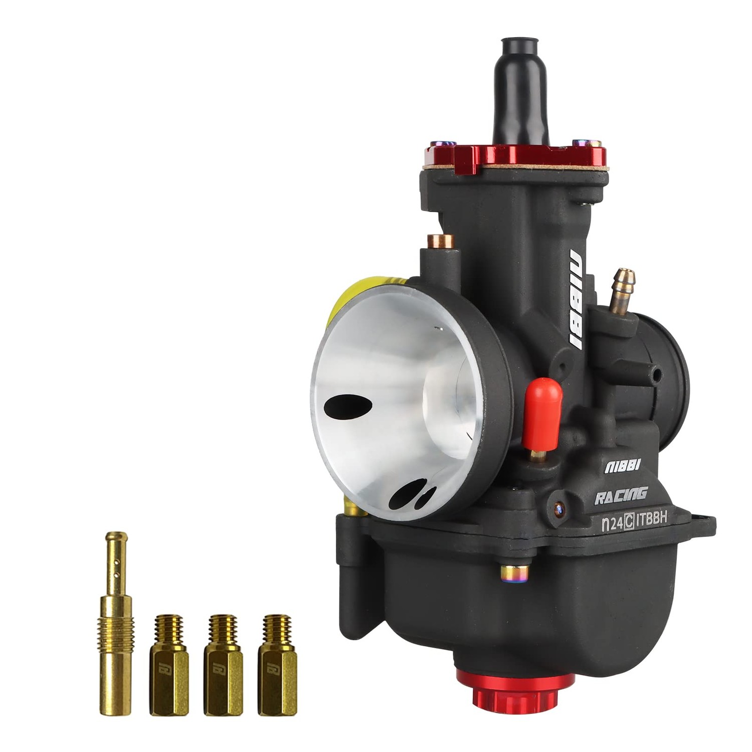 NIBBI Carburetor PWK24mm,fit 125cc—150cc Motorcycle Engine with Carb ...