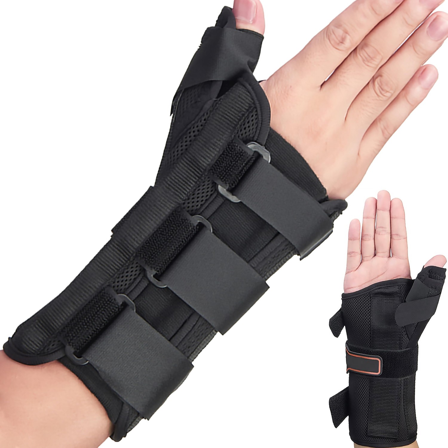 Medibot Wrist Brace & Thumb Spica Splint, for De Quervain's ...