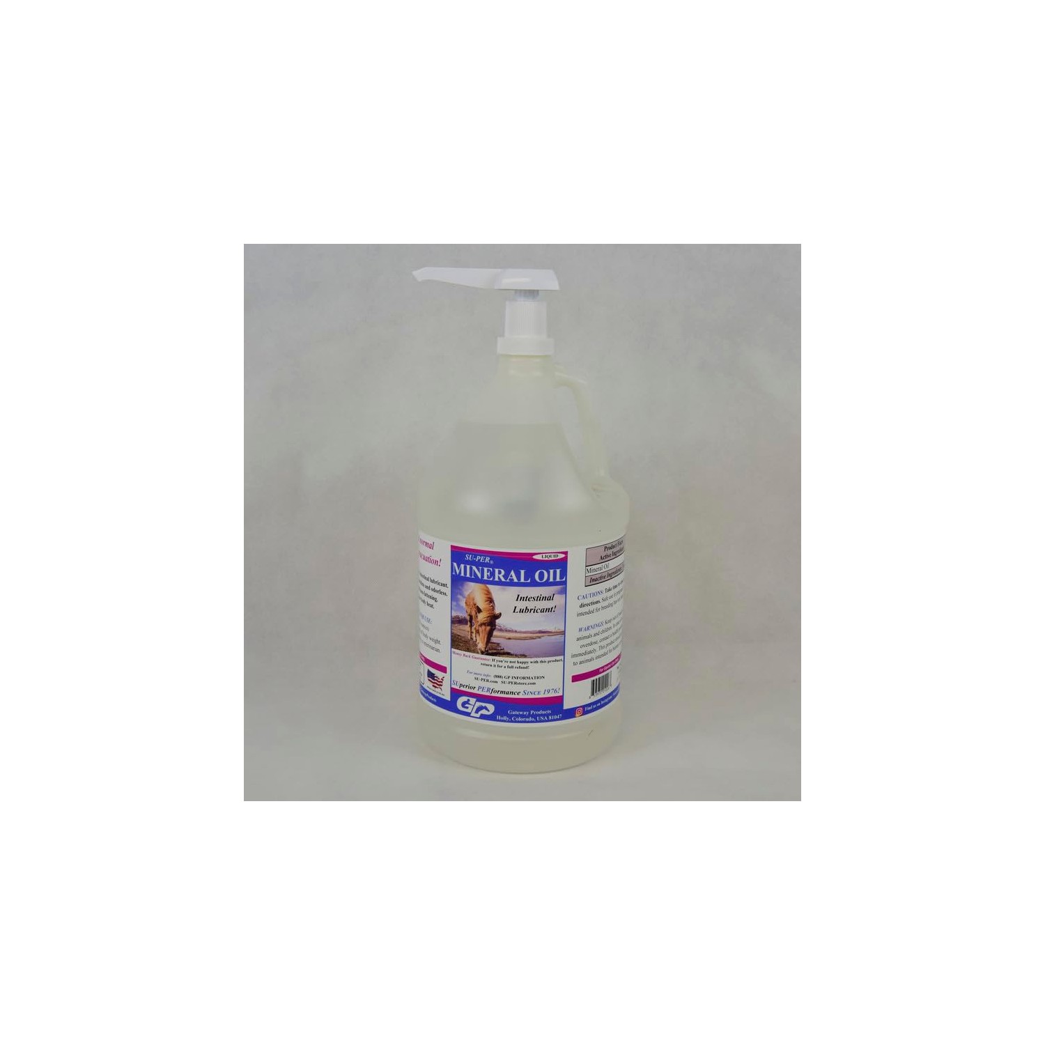 SU-PER Mineral Oil Horse Intestinal Lubricant - Supports Normal ...