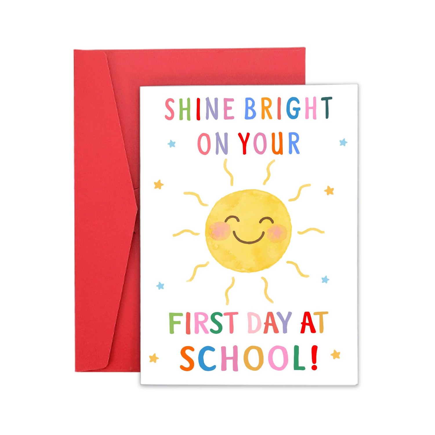 School Supplies Aesthetic for Kids First Day of School Cards for Kids ...