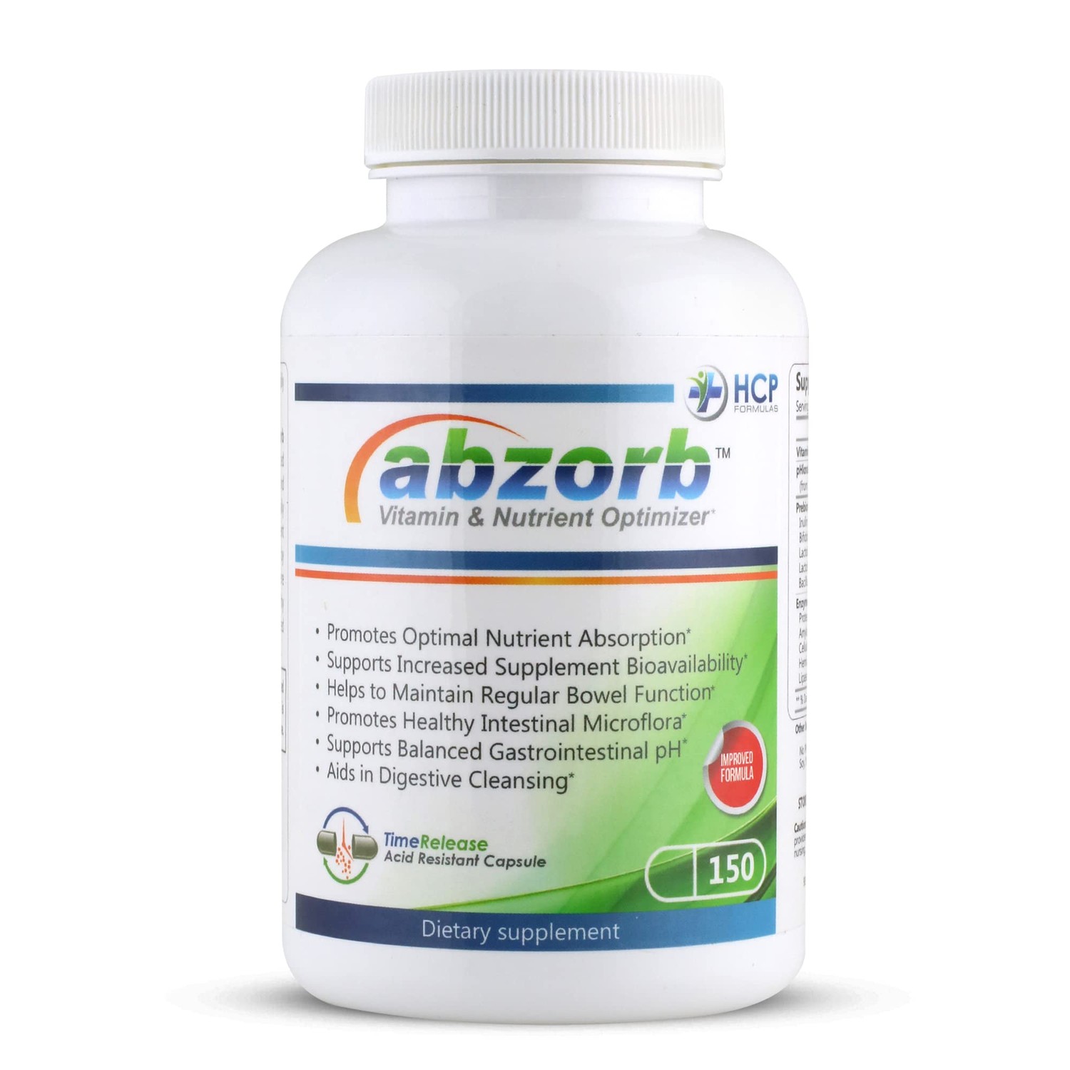 HCP Formulas - Abzorb - Vitamin & Nutrient Optimizer - Digestive ...