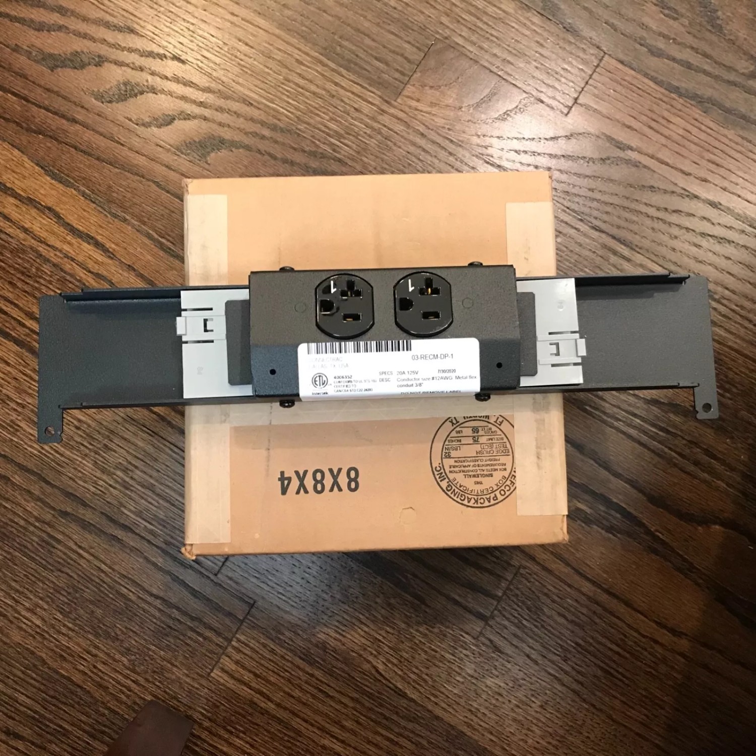 Connectrac Modular Duplex Power Receptacle 03-RECM-DP-1 As Shown Only ...