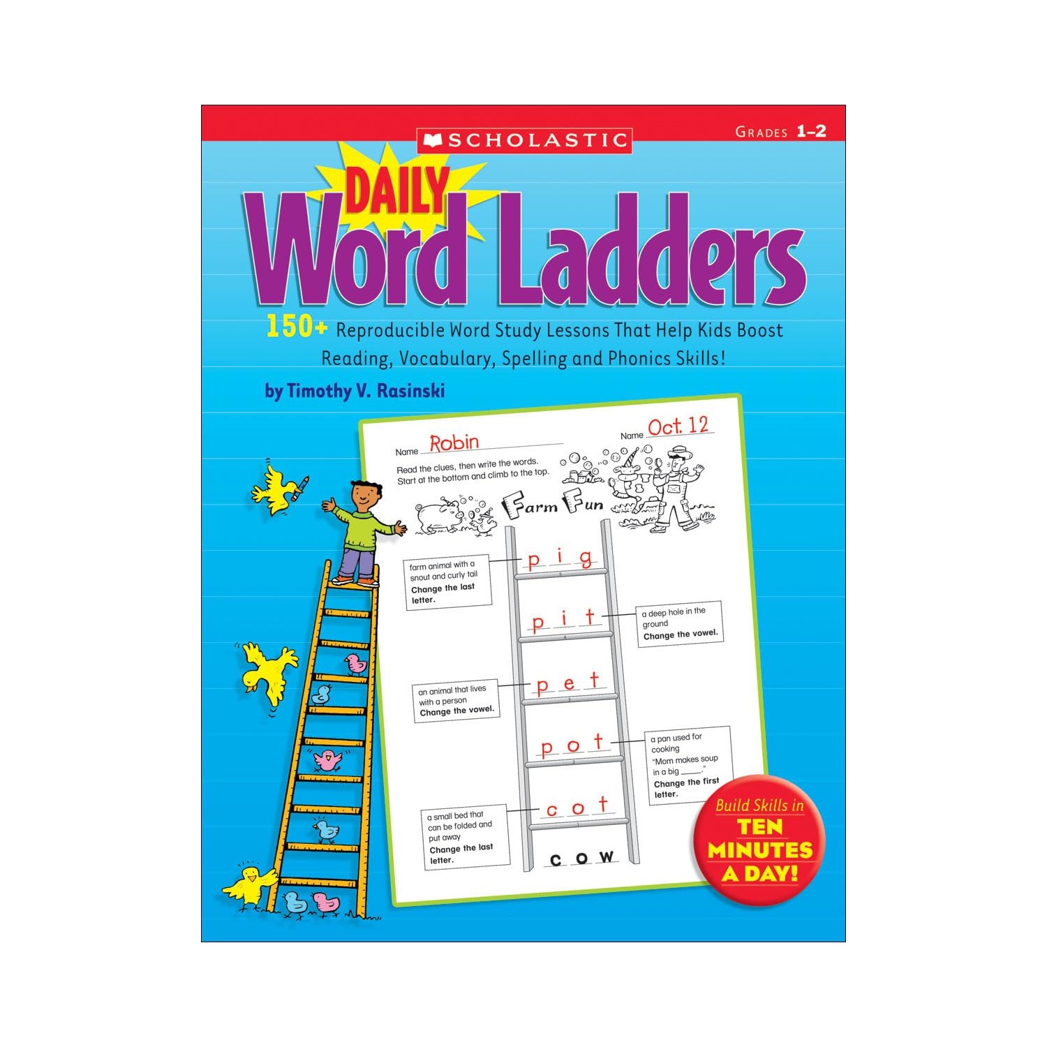 Daily Word Ladders: Grades 1-2: 150+ Reproducible Word Study Lessons ...