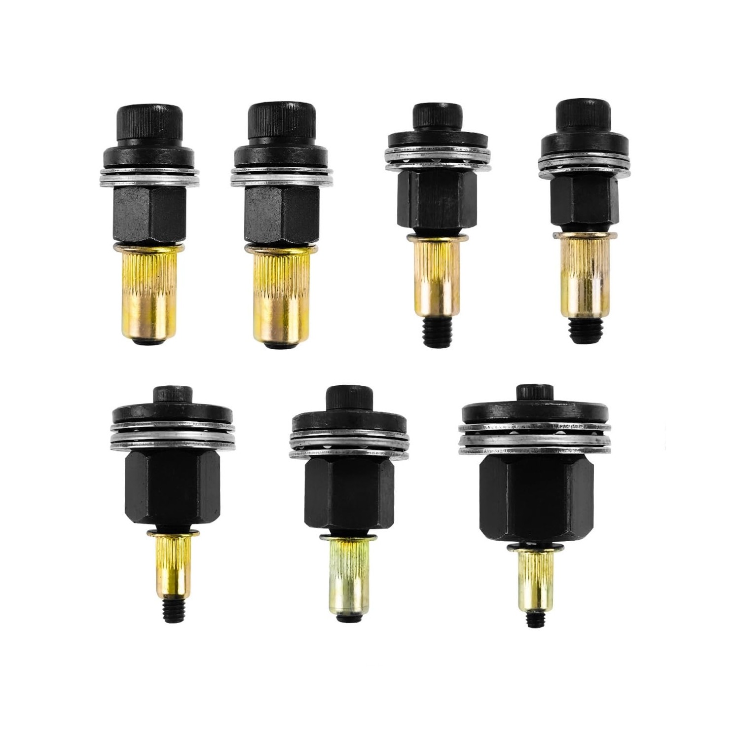 Set of 7 Rivet Nuts Rivet Set, Interchangeable Nut Parts, for M3-M4-M5 ...