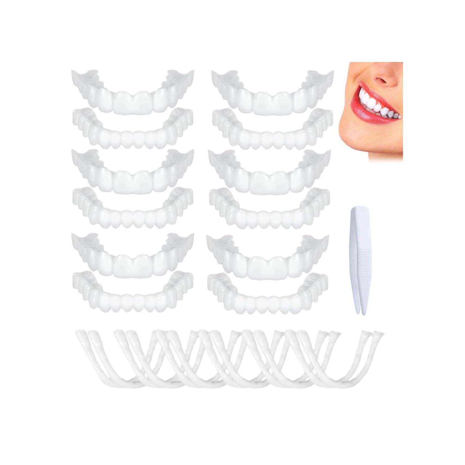 EIHI 6 sets of tooth shields for attaching, teeth for attaching ...