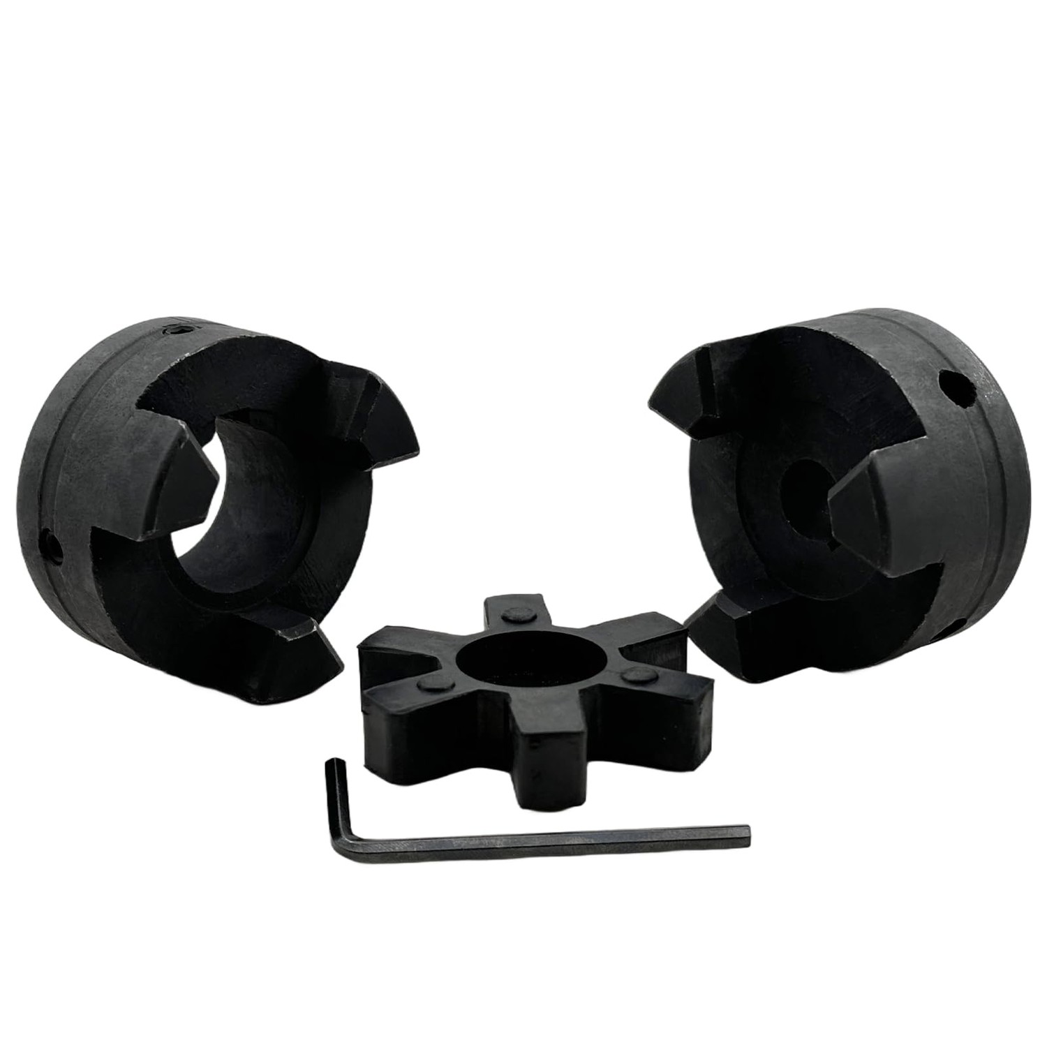 Saelno 1/2" to 1" L090 Flexible 3-Piece L-Jaw Coupling Coupler Set ...