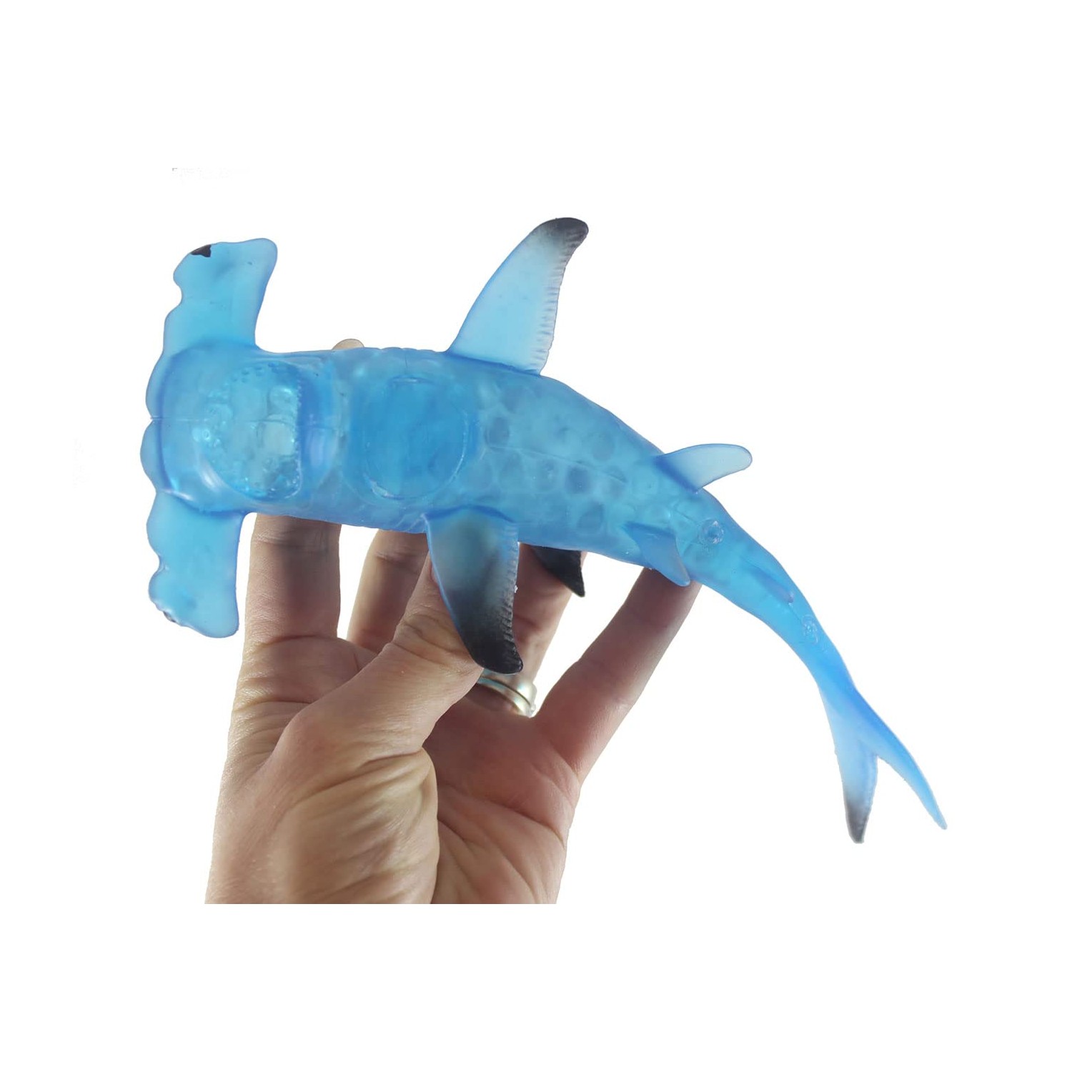 1 Jumbo Hammerhead Shark Water Gel Water Bead Filled Squeeze Stress ...