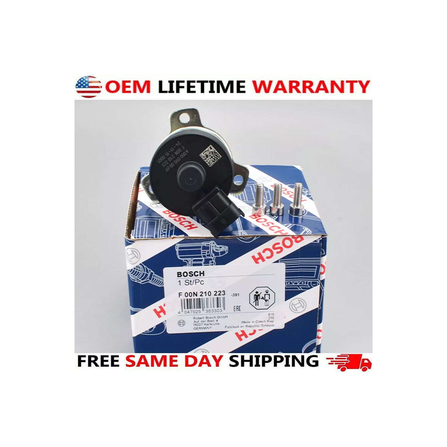 Bosch Genuine Bosch Fuel Meter Quantity Control Valve Freightliner DD15 ...