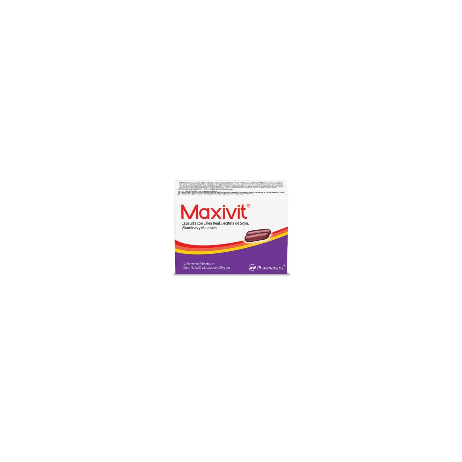 Maxivit Suplemento Alimenticio Con 30 Cápsulas - ibspot.com