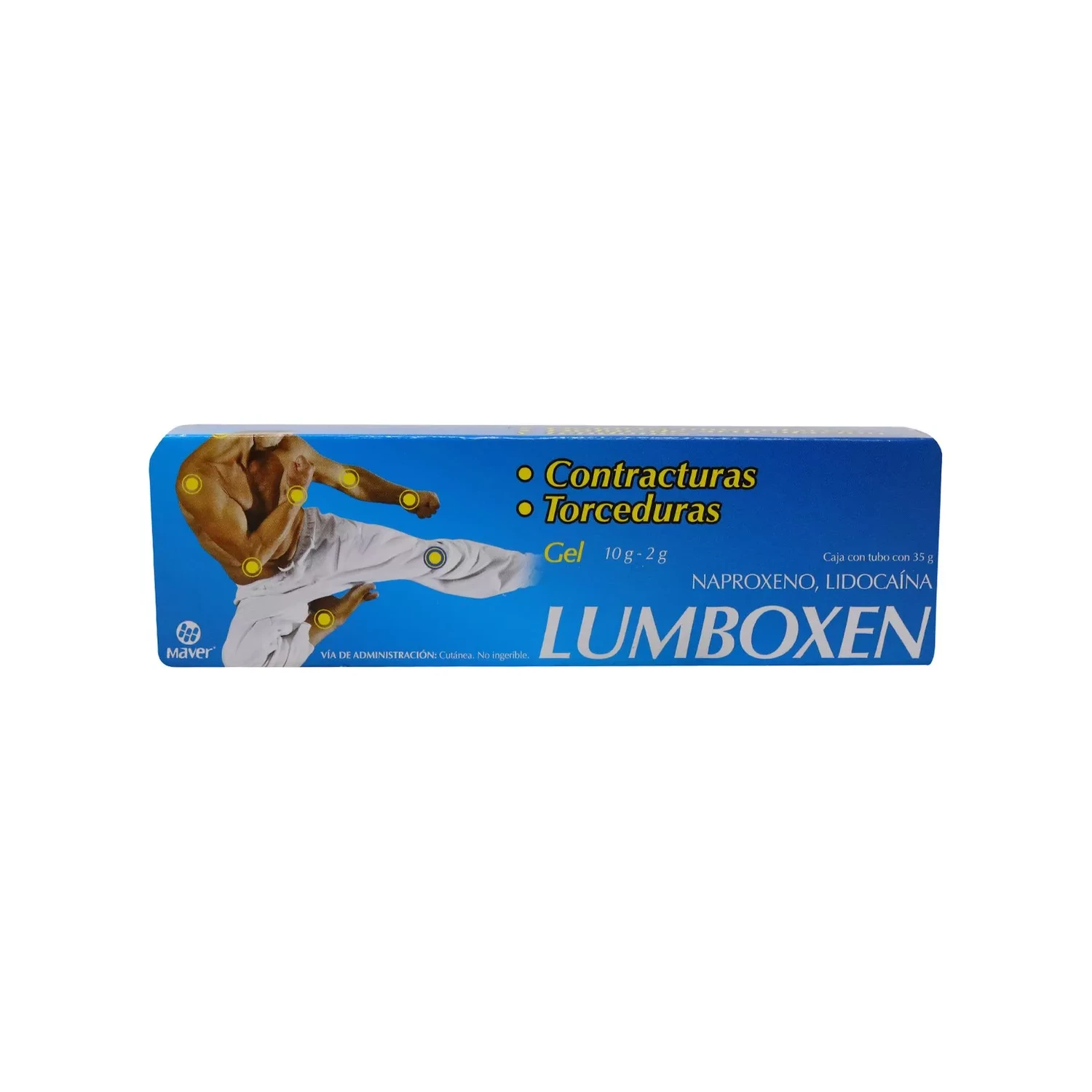 Maver Lumboxen, Gel Naproxeno Y Lidocaina, Tubo Con 35 - ibspot.com