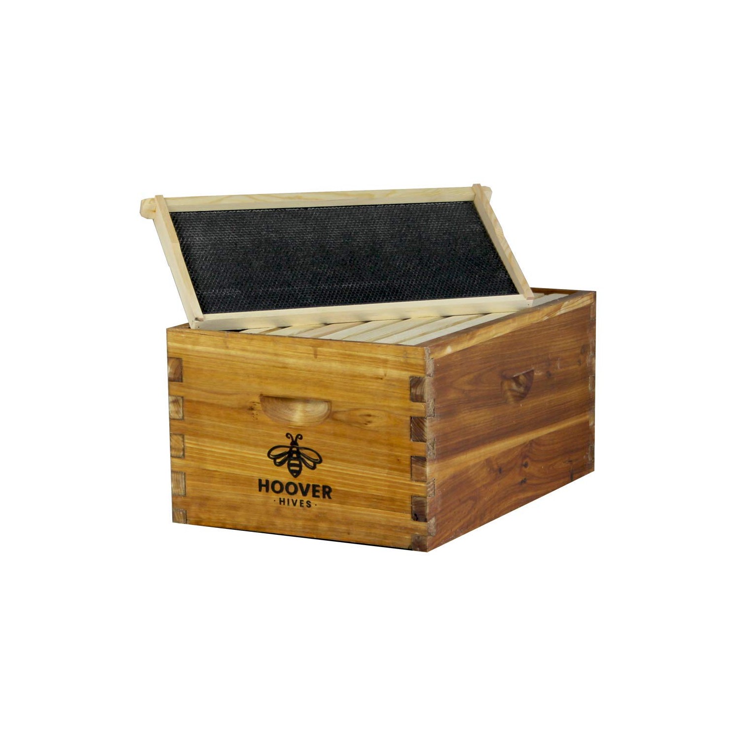 Hoover Hives 8 Frame Langstroth Deep Brood Box Dipped in 100% Beeswax ...