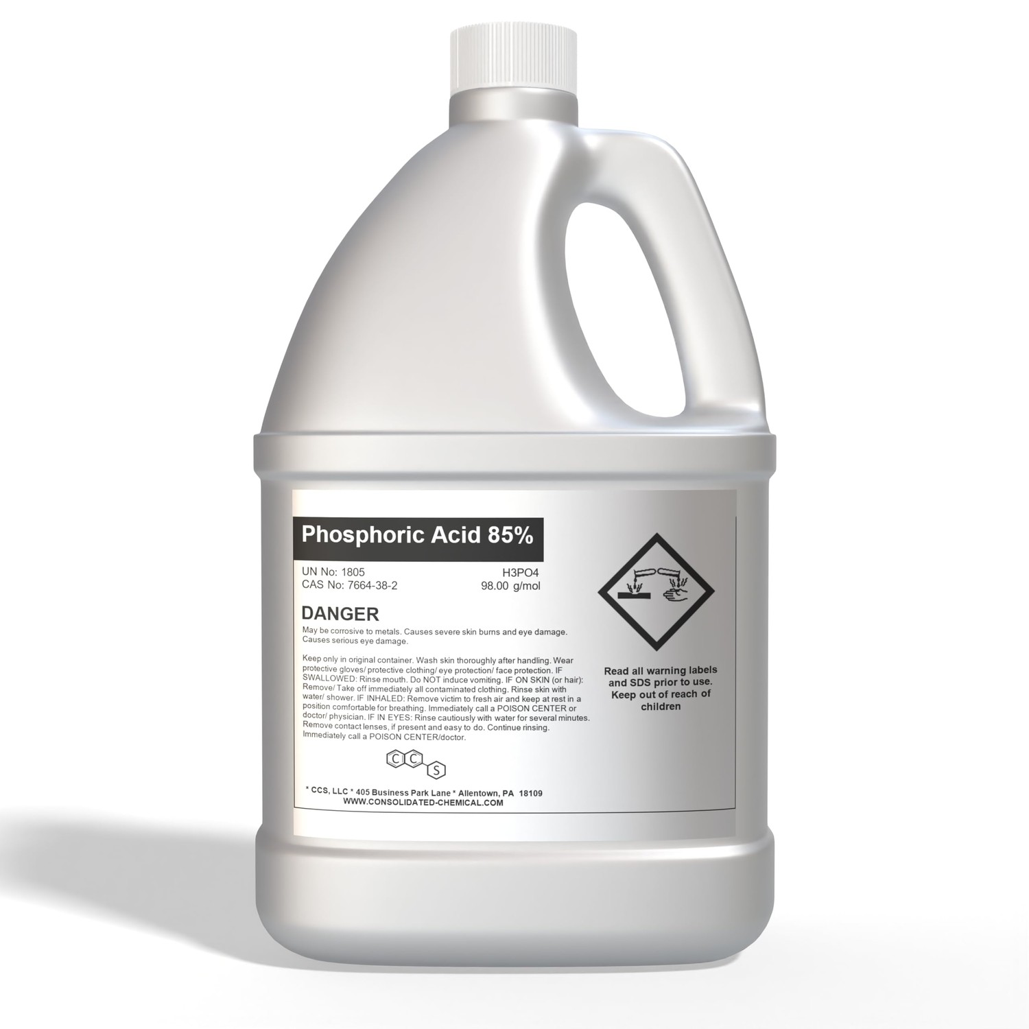 Phosphoric Acid 85% - High Purity Industrial Grade - Premium Multi ...