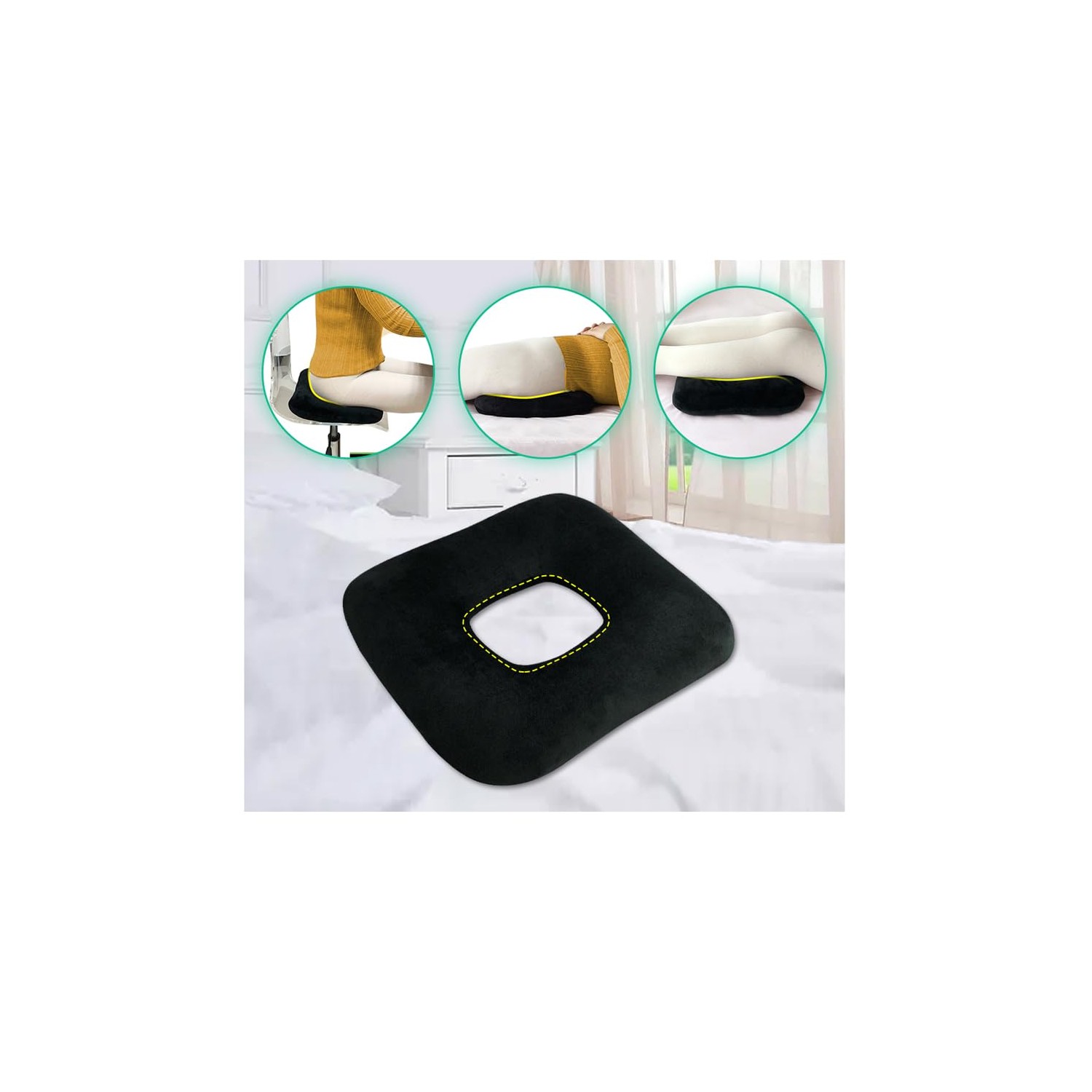 AOSSA Bed Sore Cushions for Butt Positioning Pillow, Pressure Ulcer ...