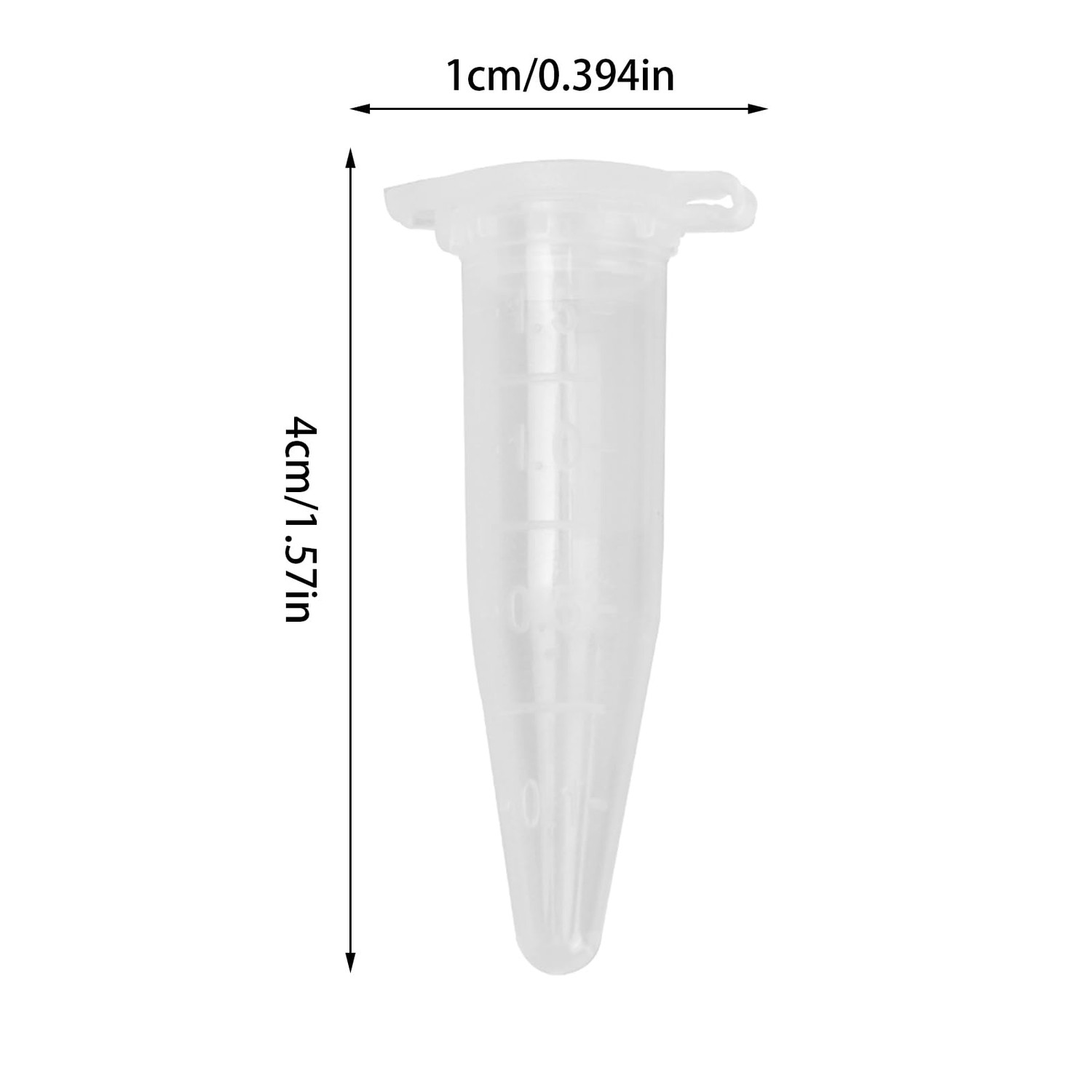 Wisebom Pack of 100 Centrifuge Tubes, 1.5 ml Reaction Vessel Globules ...